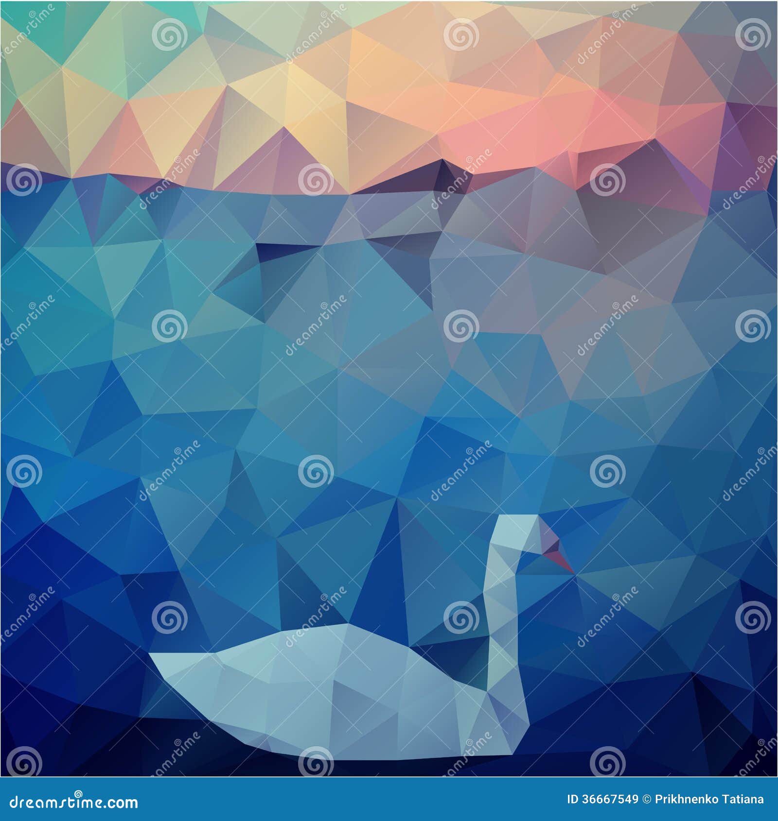 Landscape stock vector. Illustration of tourism, blue - 36667549