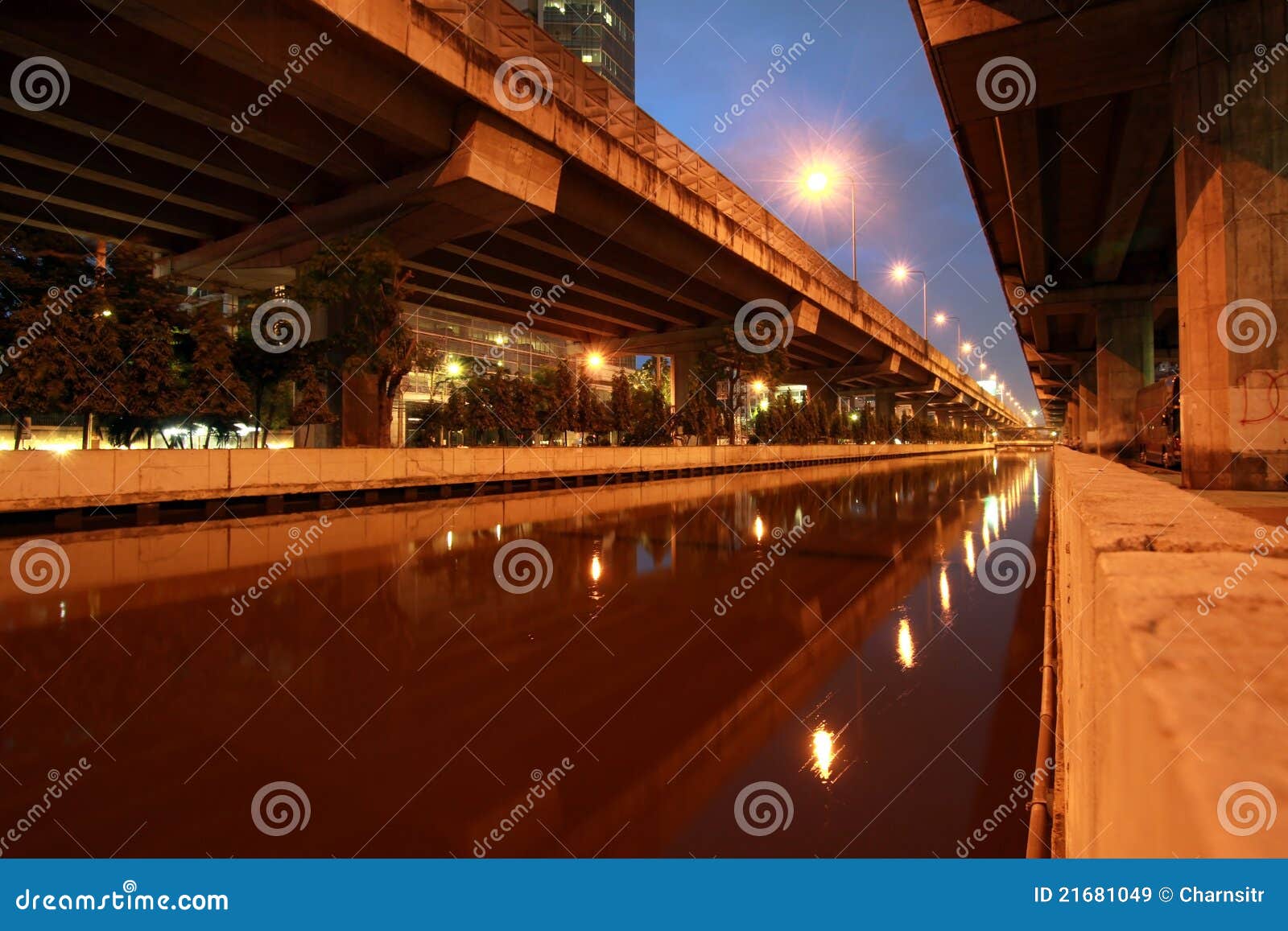 Landscape of Prapa Canal in Thailand Stock Image - Image of electric ...