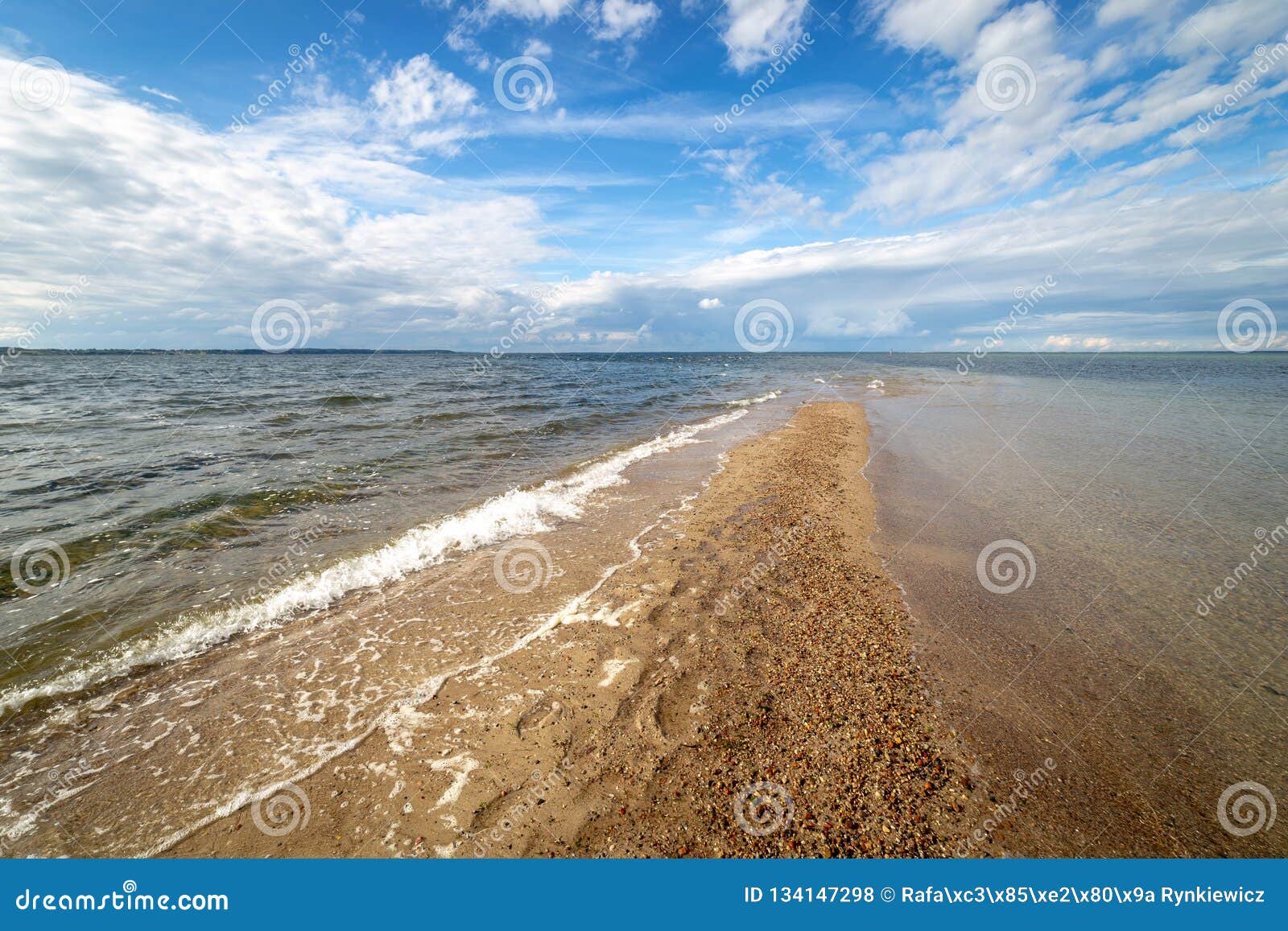 Landscape with a Promontory, Sea and Blue Sky Stock Photo - Image of ...