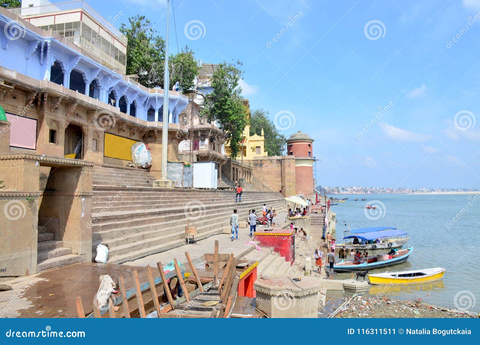 The Landscape Protected the Ganges River in India Editorial Photo ...