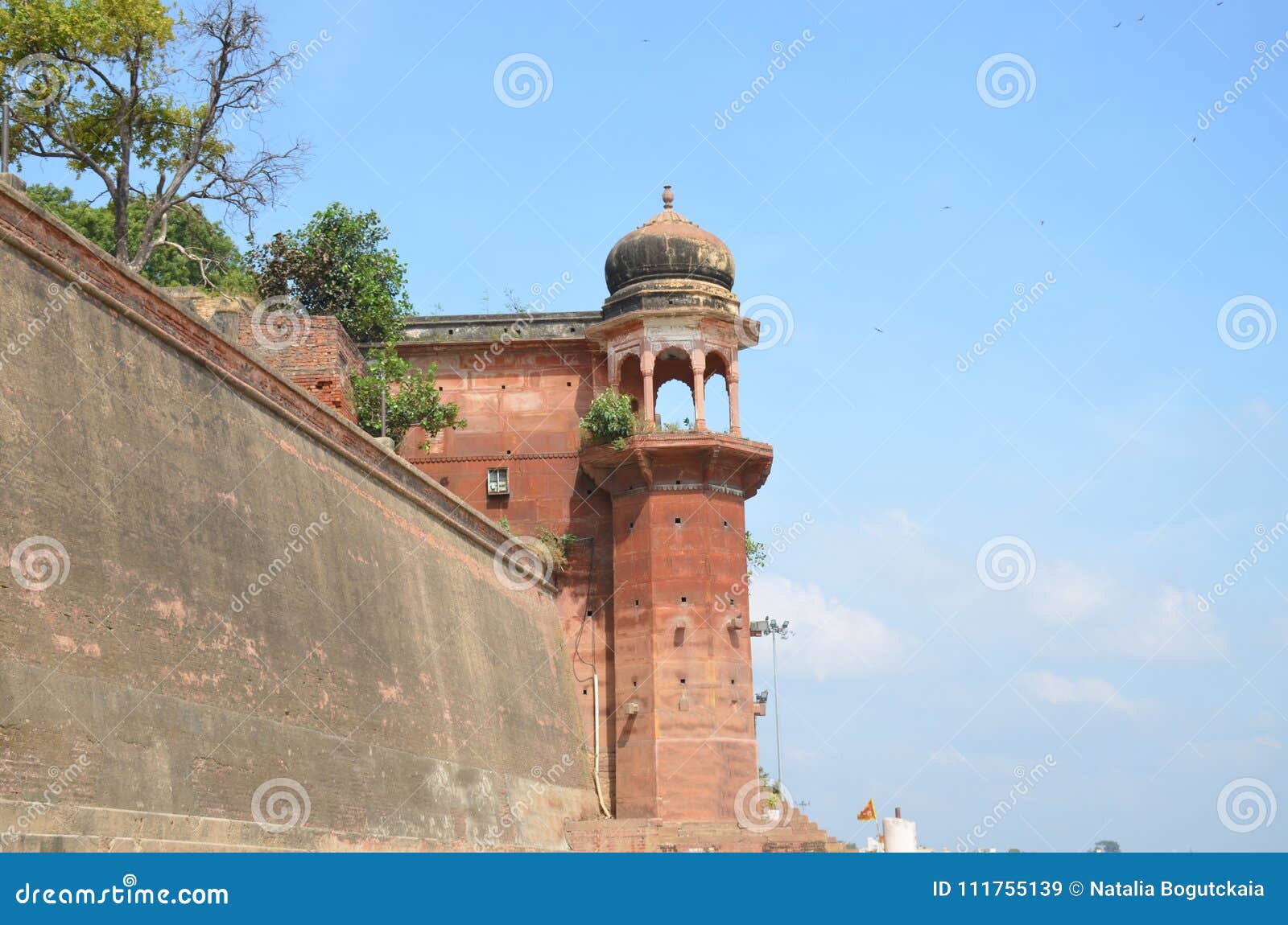 The Landscape Protected the Ganges River in India Stock Image - Image ...