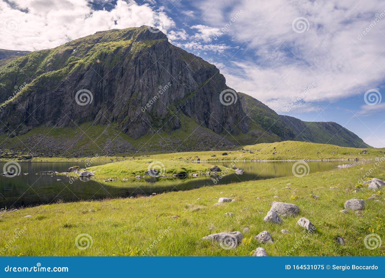 Landscape in Protected Park Area Borga Eggum in Eggun in Norway Stock ...