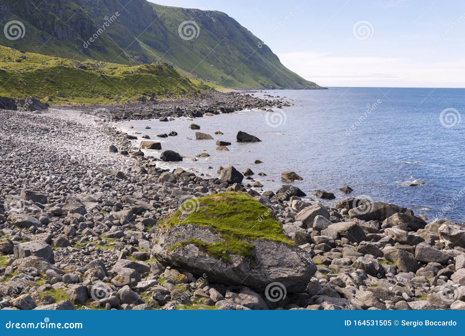 Landscape in Protected Park Area Borga Eggum in Eggun in Norway Stock ...