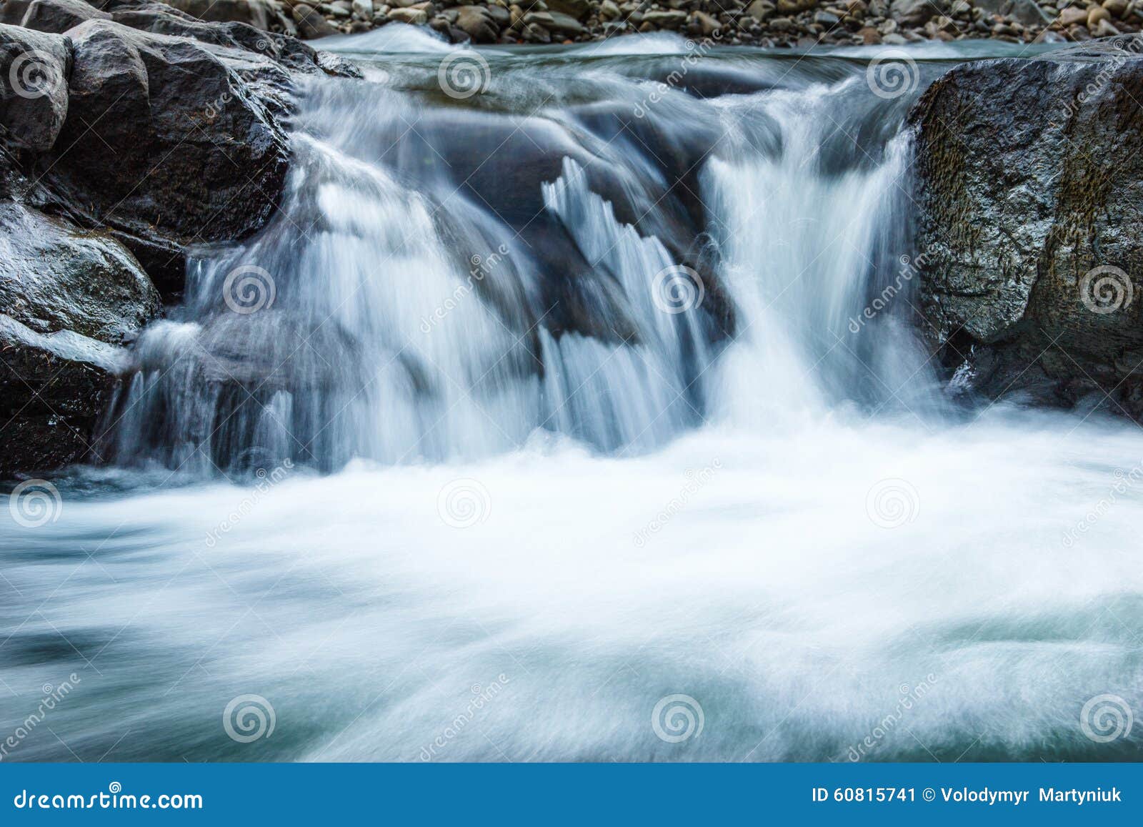 Landscape Rapids on a Mountains River. Stock Image - Image of beautiful ...