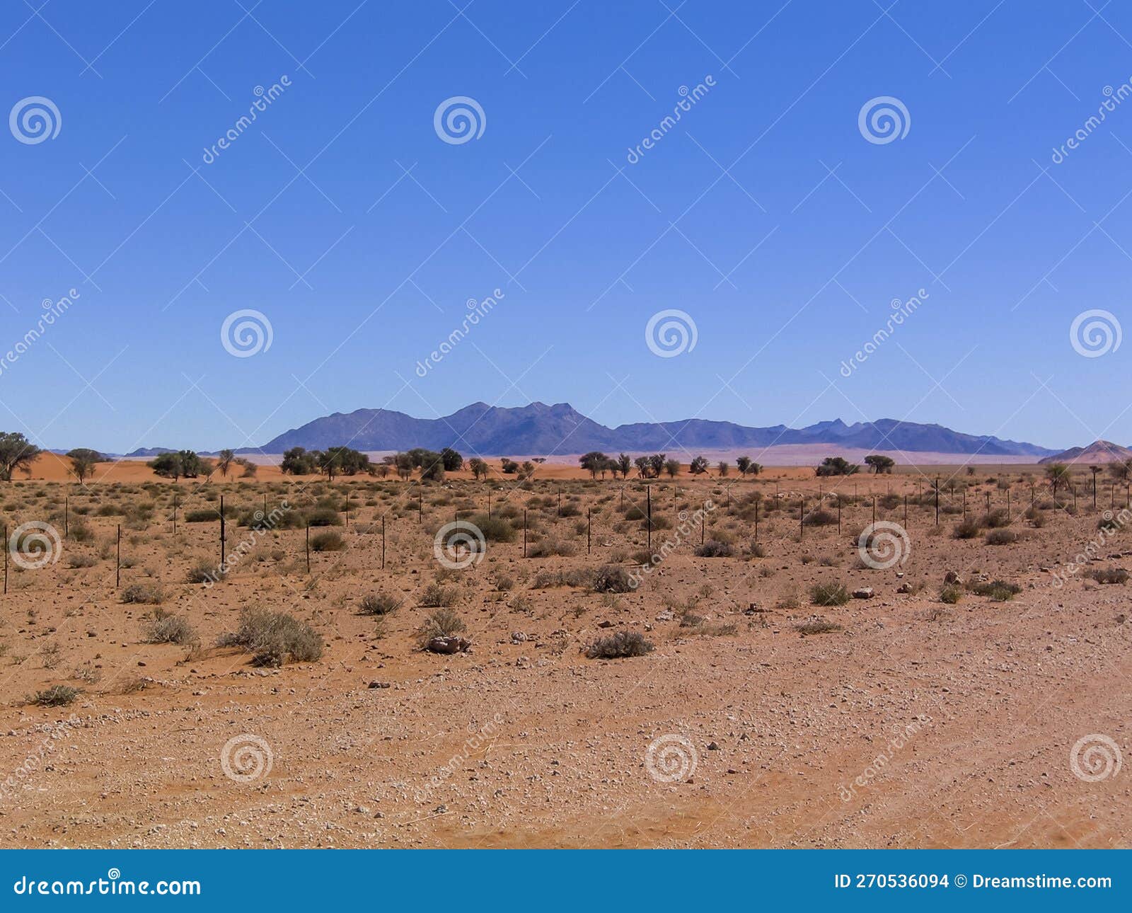 Landscape with Red Mountains, Damaraland, Namibia Stock Photo - Image ...