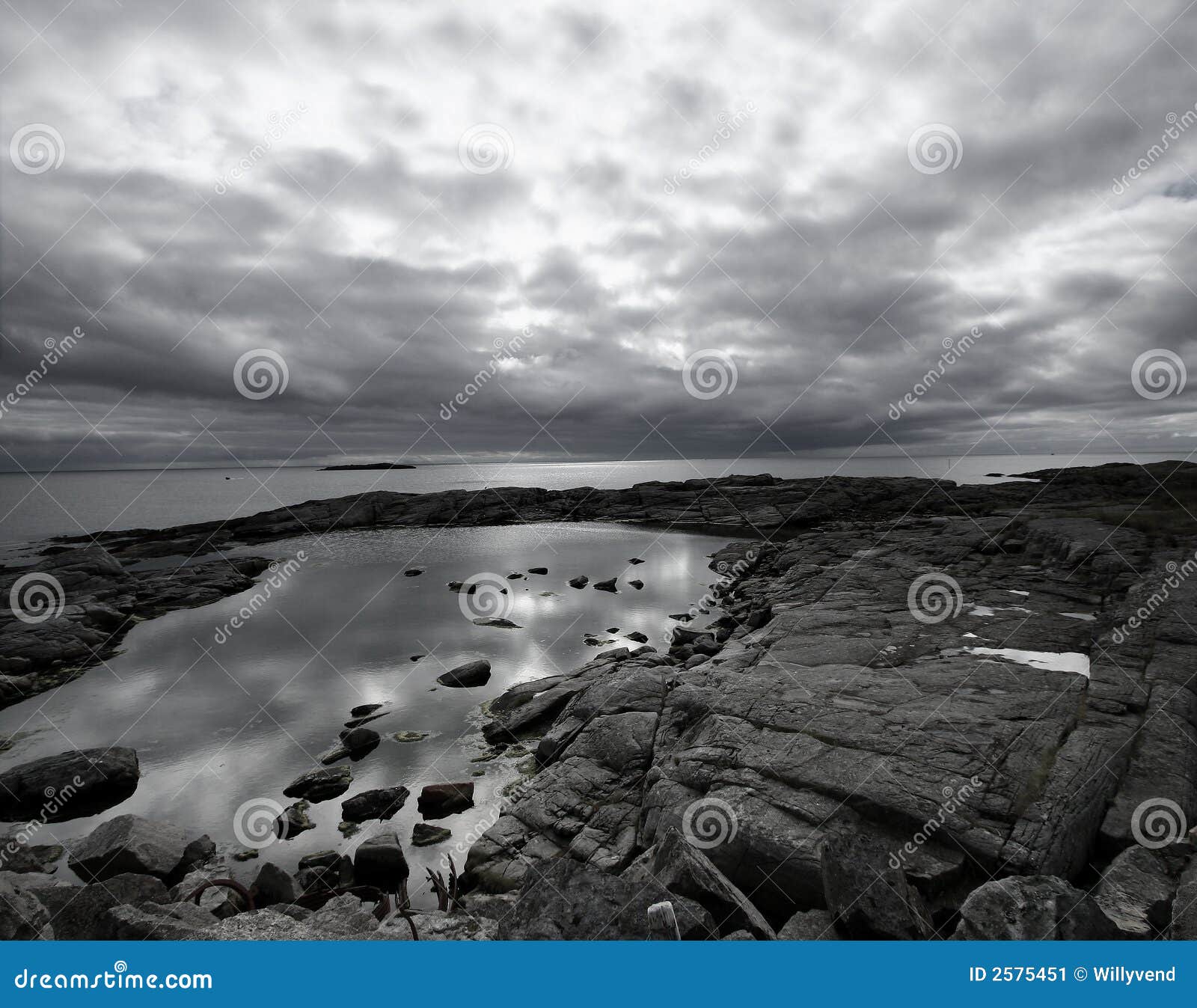 Landscape and reflections stock image. Image of isolated - 2575451