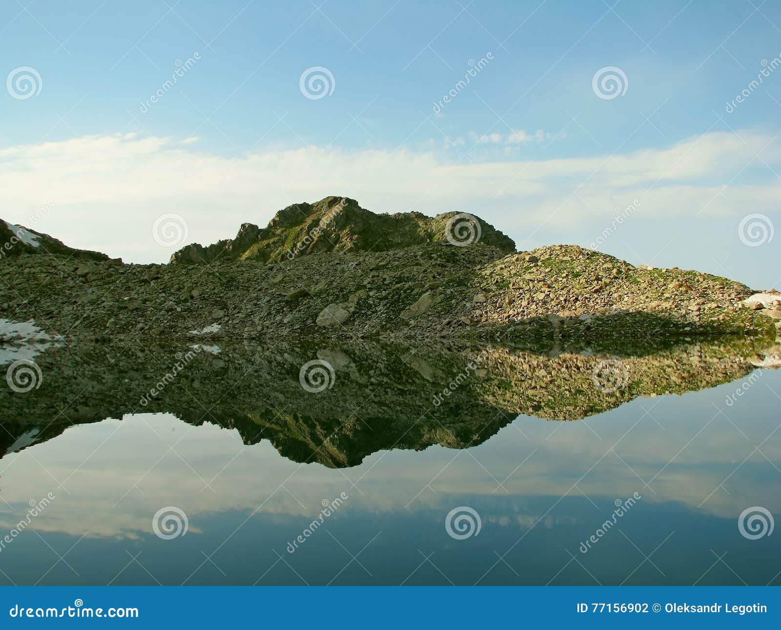 Landscape. Reflections stock photo. Image of mountains - 77156902