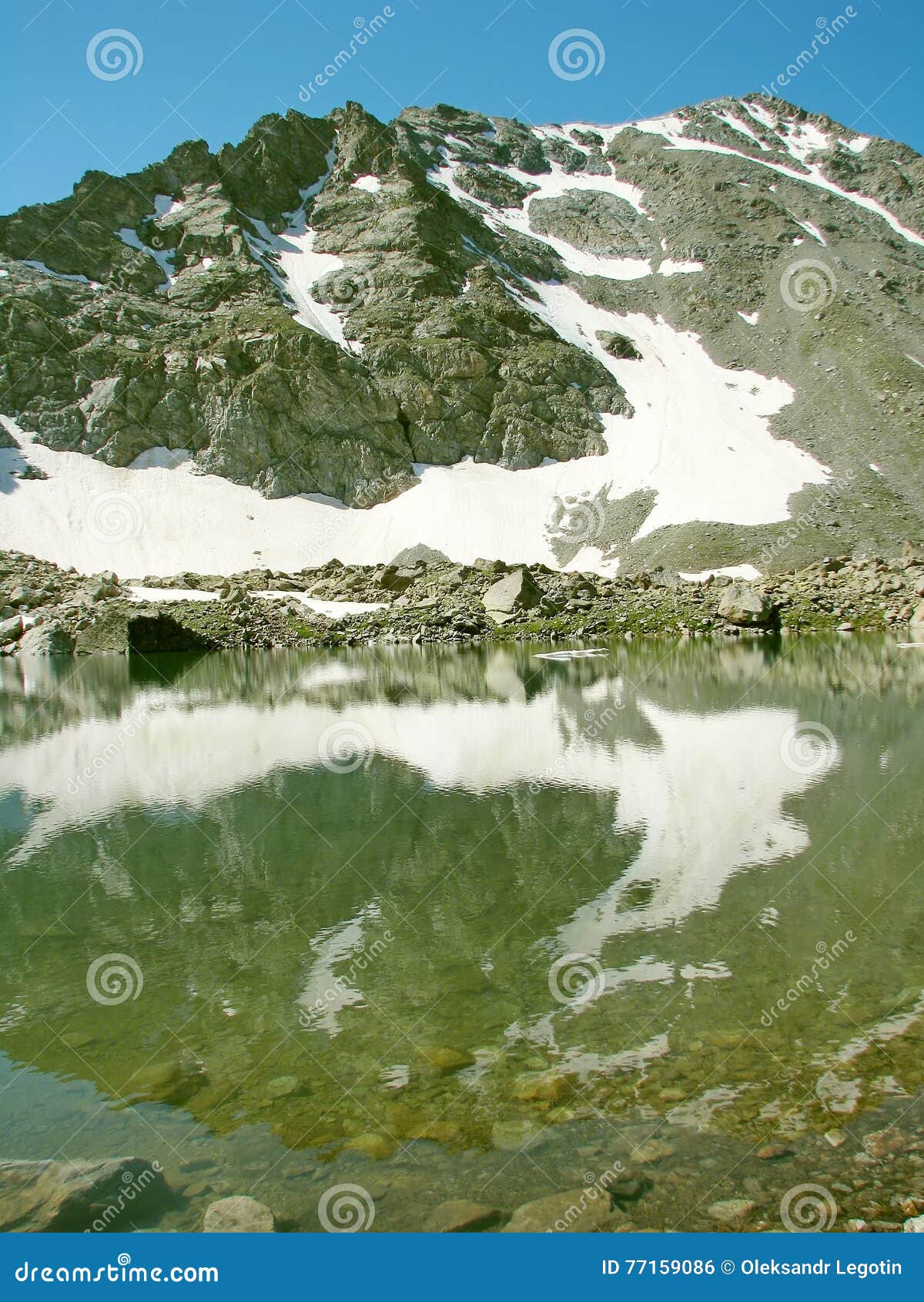 Landscape. Reflections stock photo. Image of high, reflections - 77159086