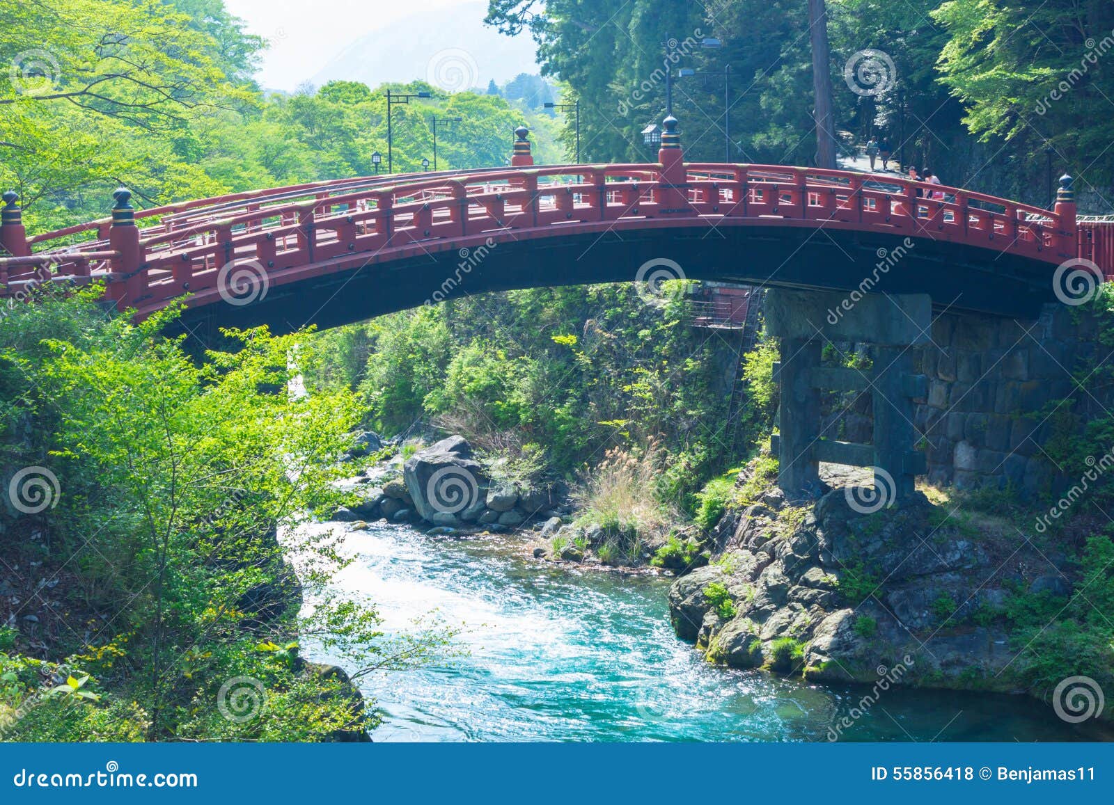 Landscape of the River Bridge Stock Photo - Image of ravine, scene ...