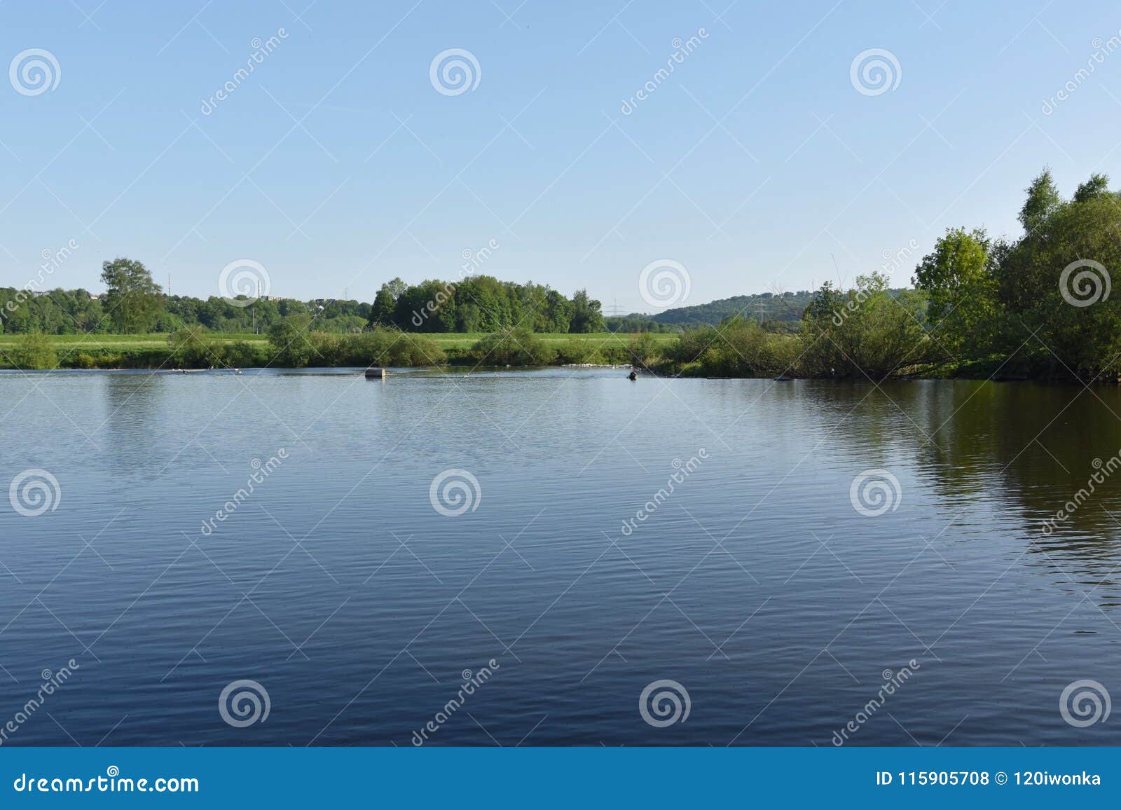 Ruhr river stock photo. Image of ruhr, flow, essen, nature - 115905708