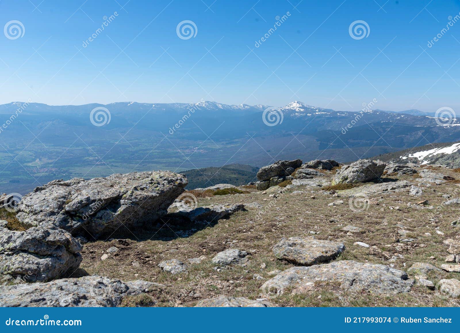 Landscape of Rocks and Mountains Stock Photo - Image of majestic ...