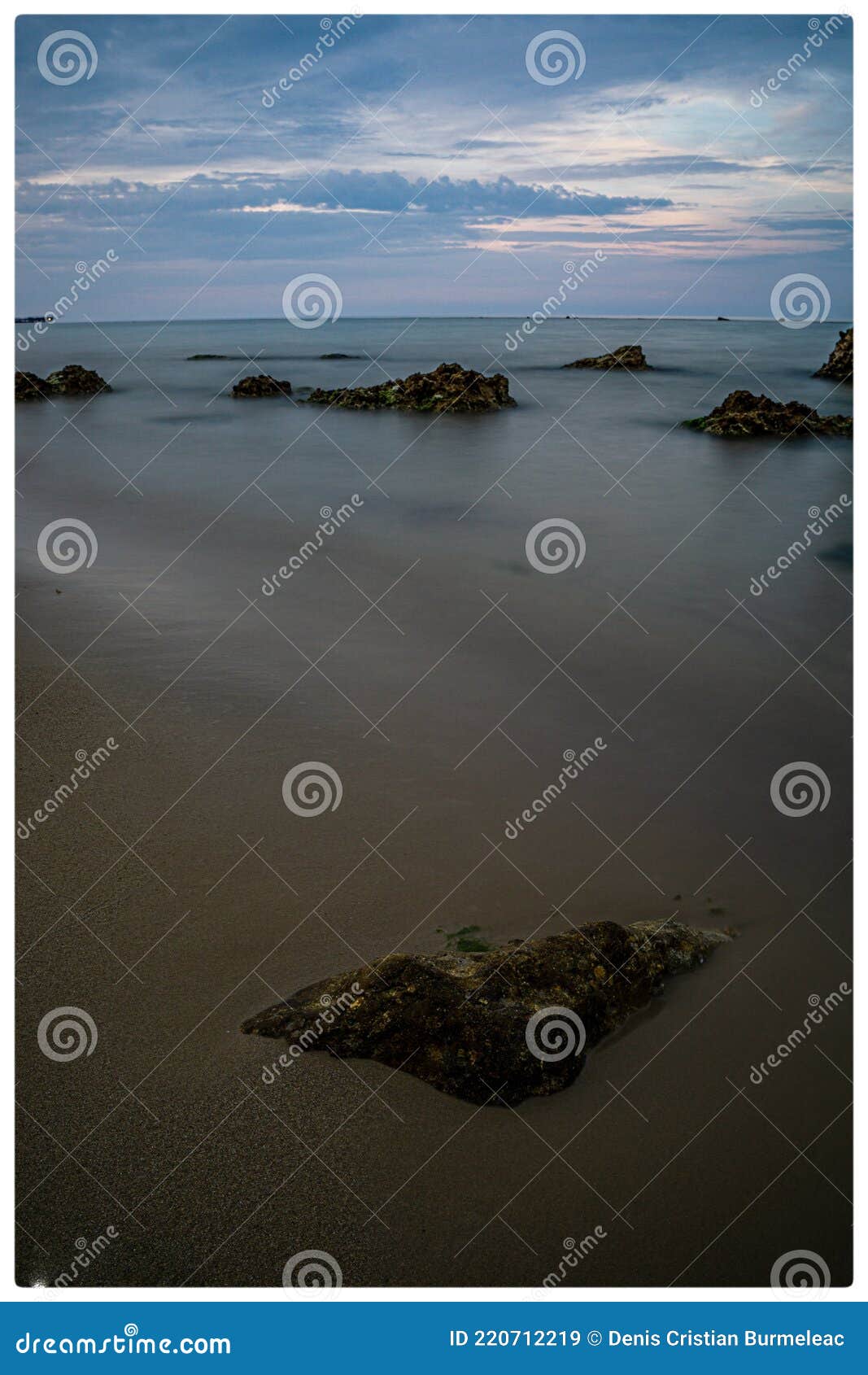 Landscape with Rocks at Sunset Stock Image - Image of landscape, rocks ...