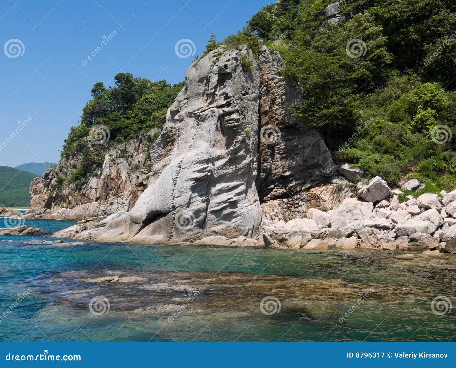 A Landscape on Rocky Seacoast 9 Stock Image - Image of strand, rocks ...