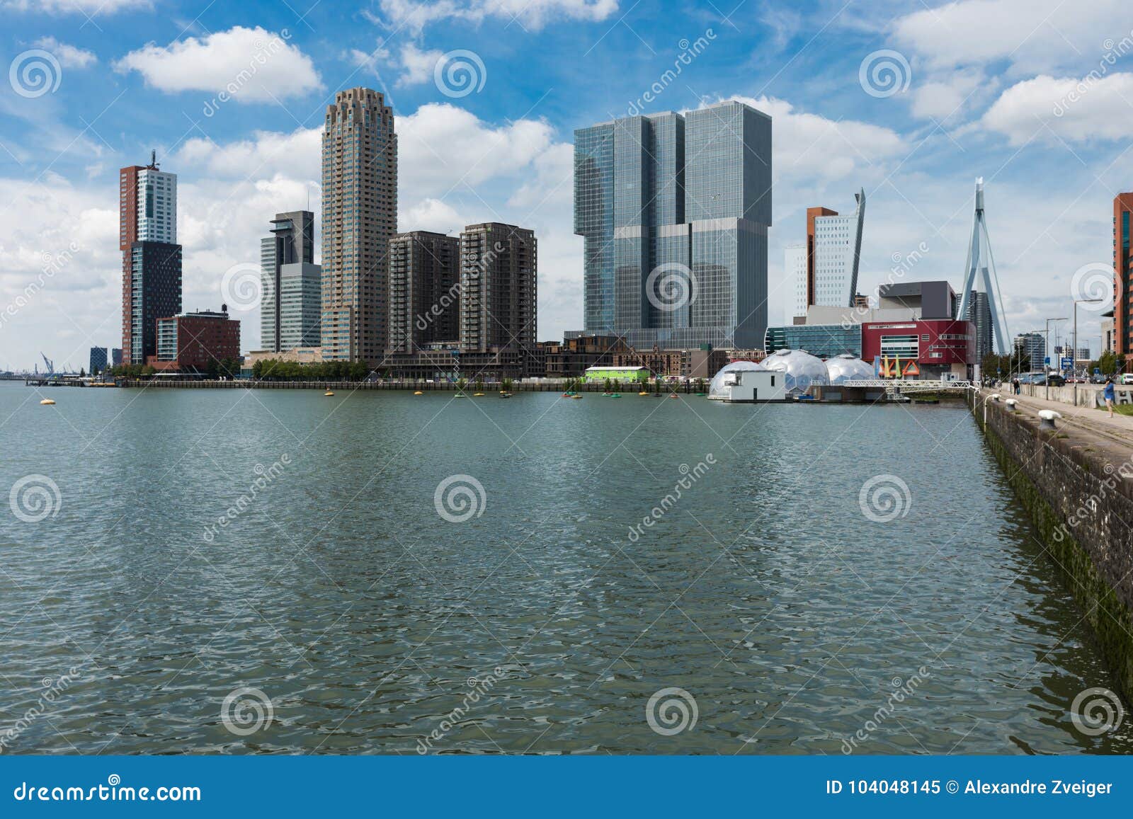 Modern Palaces in Rotterdam Stock Image - Image of city, harbor: 104048145