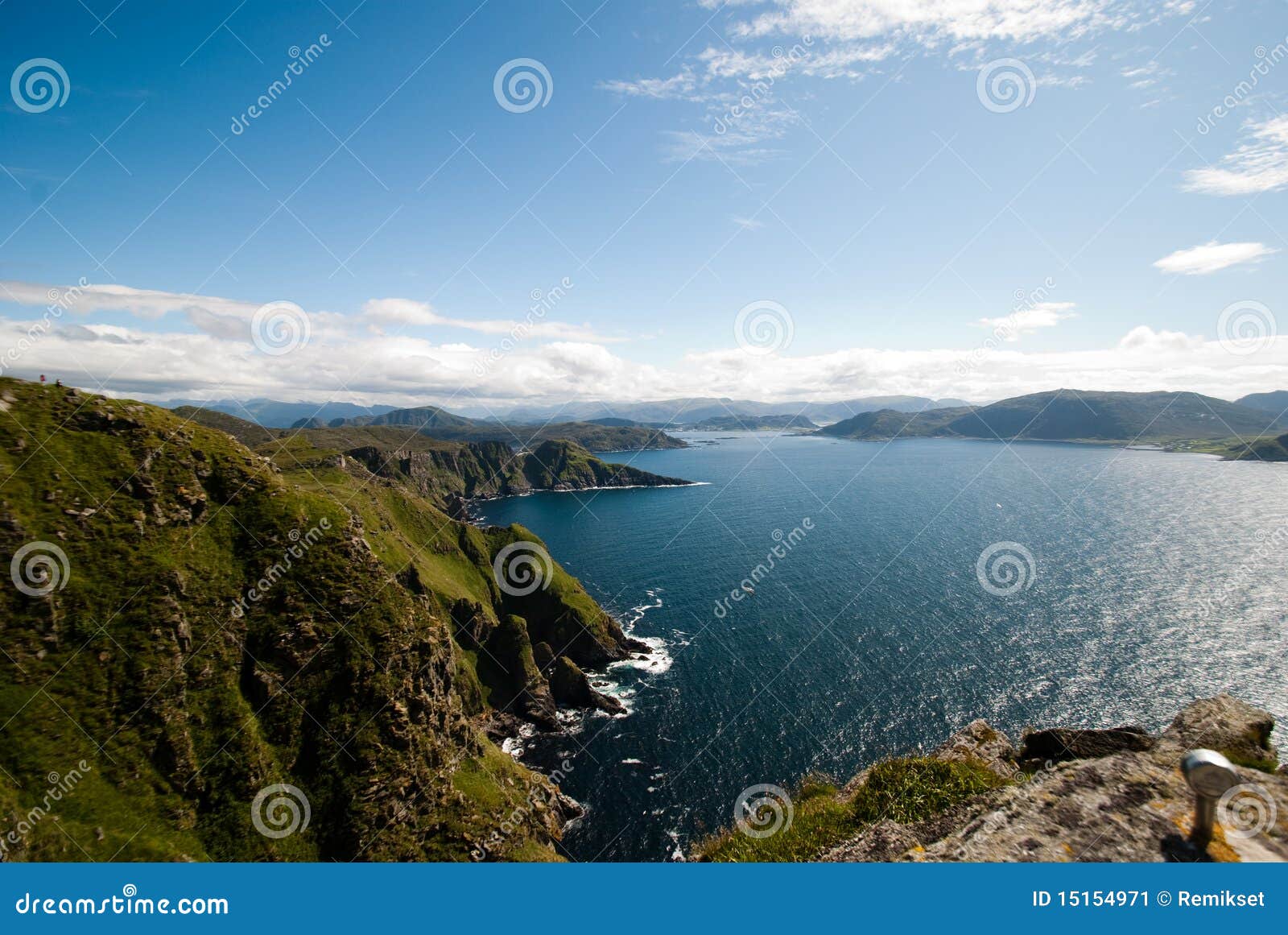Landscape at Runde stock image. Image of blue, island - 15154971