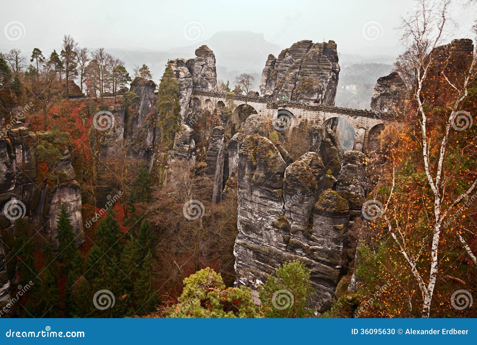 Landscape in the Saxony Switzerland Stock Photo - Image of landmark ...