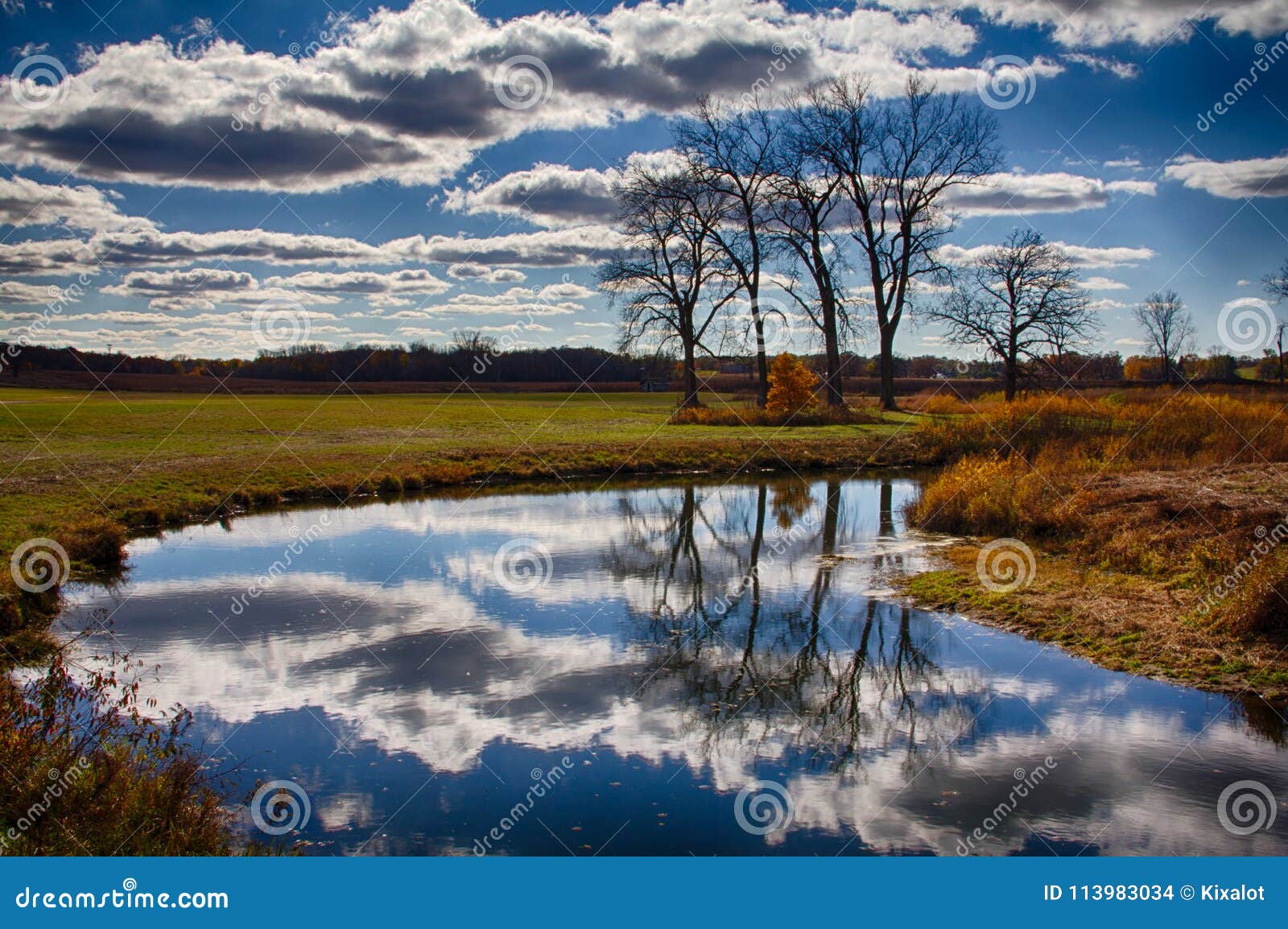 Glacial Park, Ringwood, IL in Autumn Hues Stock Photo - Image of valley ...