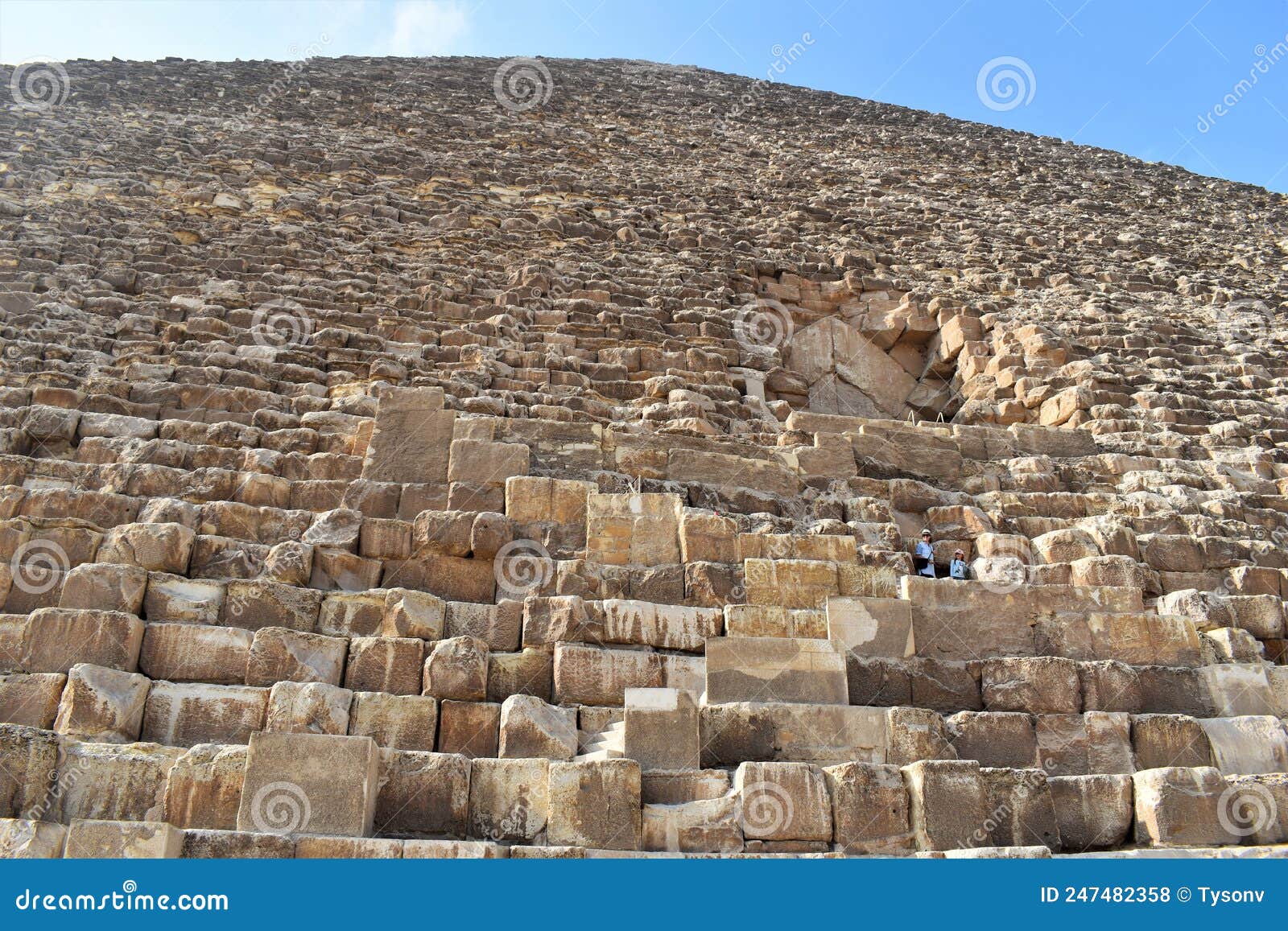 Scene from the Great Pyramids of Giza in Egypt Editorial Stock Photo ...