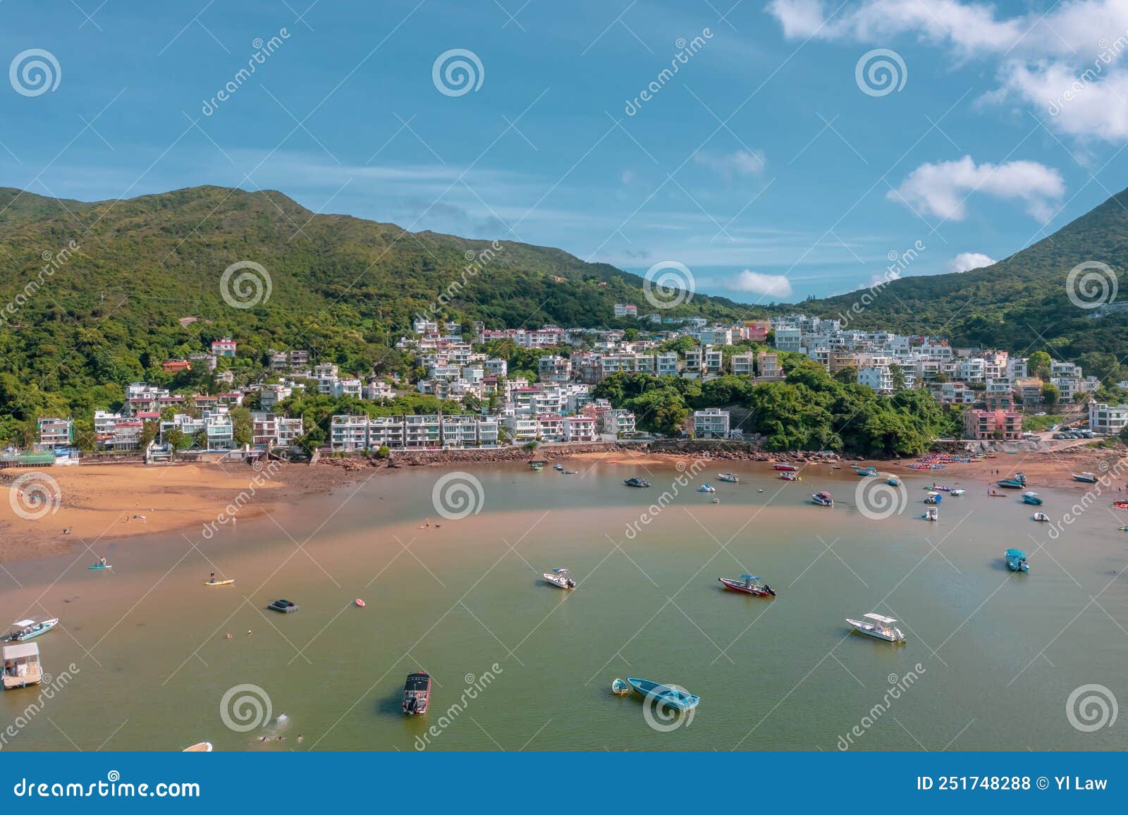 The Landscape of Sheung Sze Wan, Hong Kong 4 May 2022 Editorial Stock ...