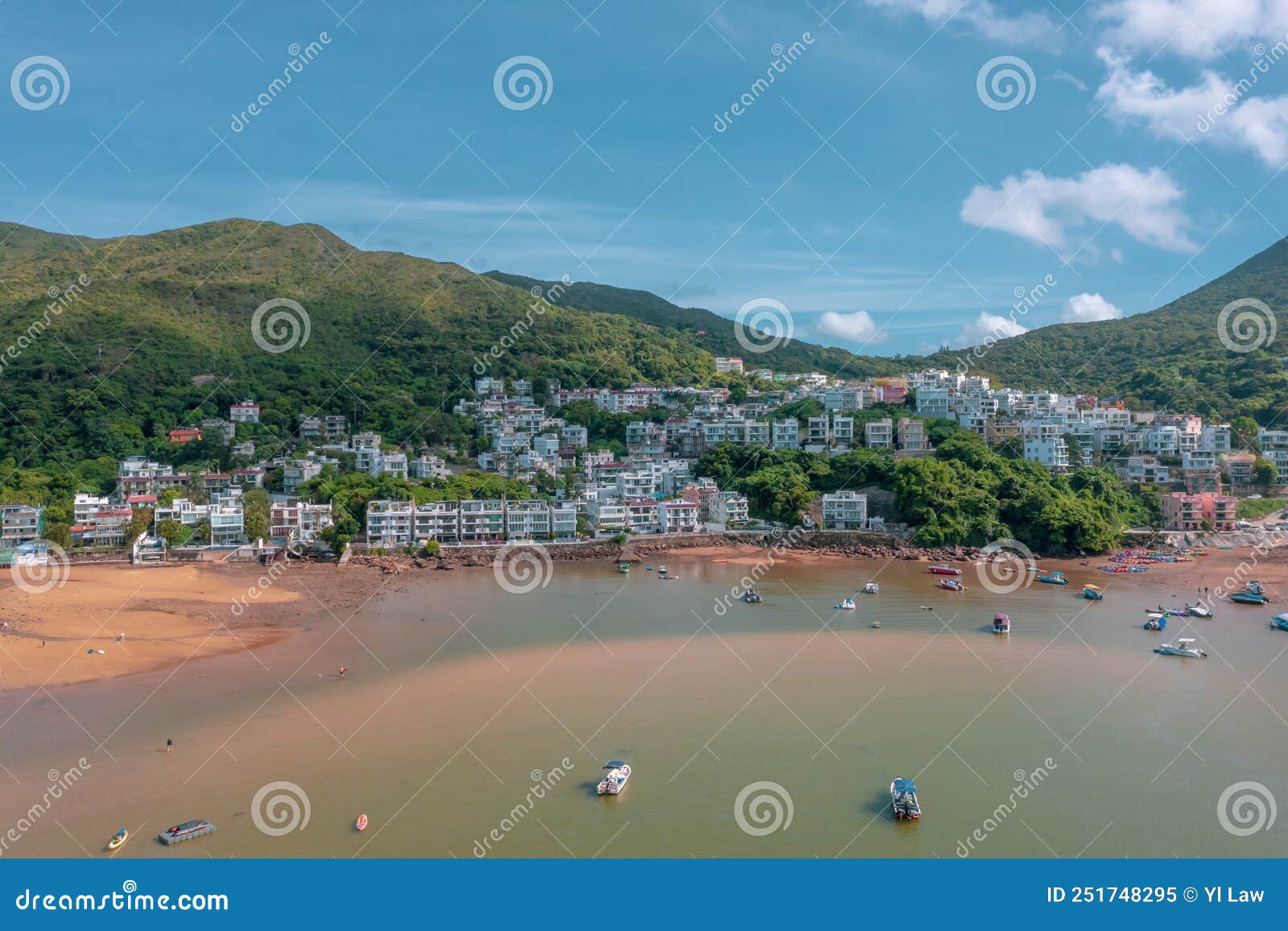 The Landscape of Sheung Sze Wan, Hong Kong 4 May 2022 Editorial Image ...