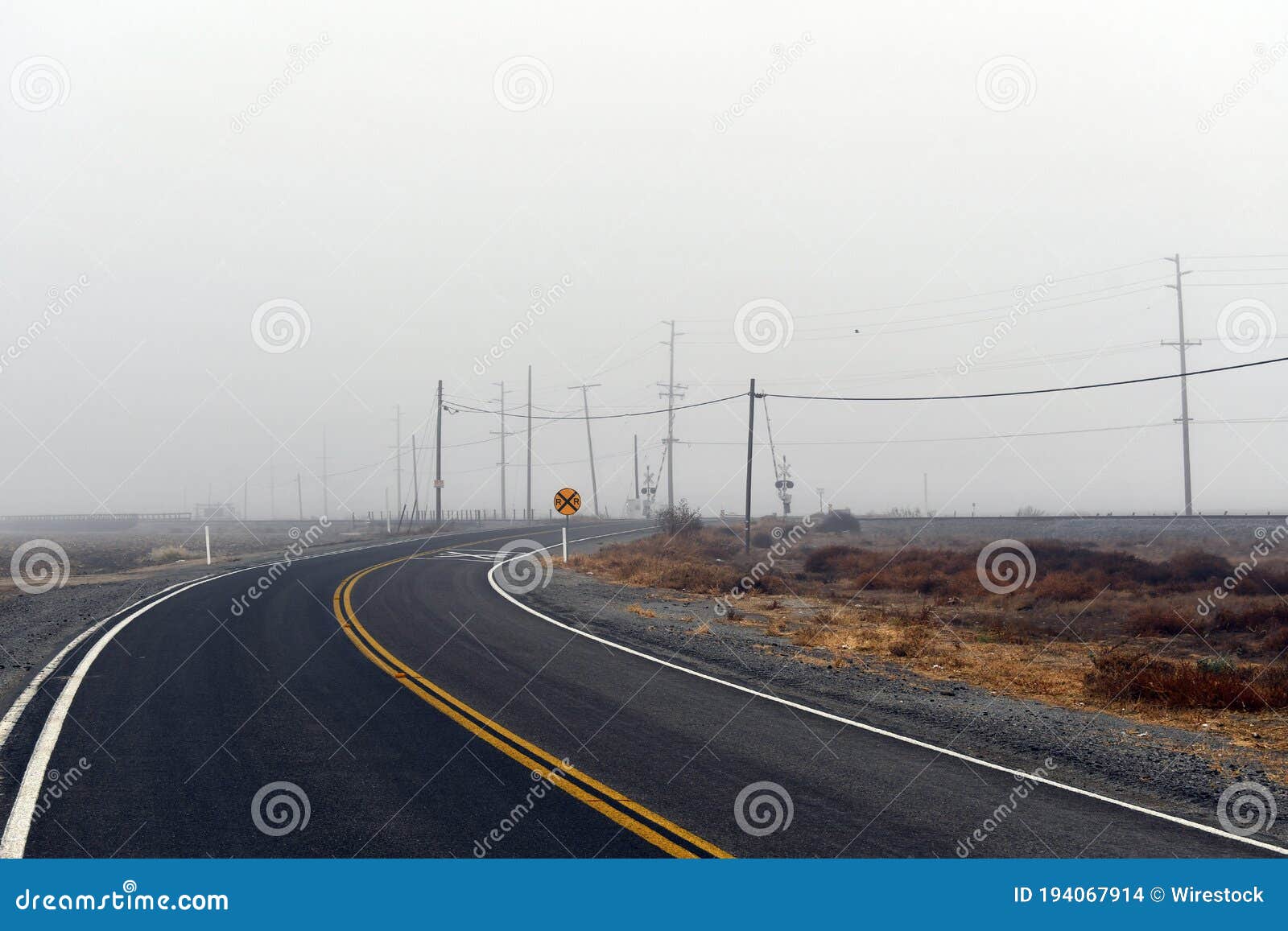 Landscape Shot of an Empty Road during Daytime Stock Photo - Image of ...