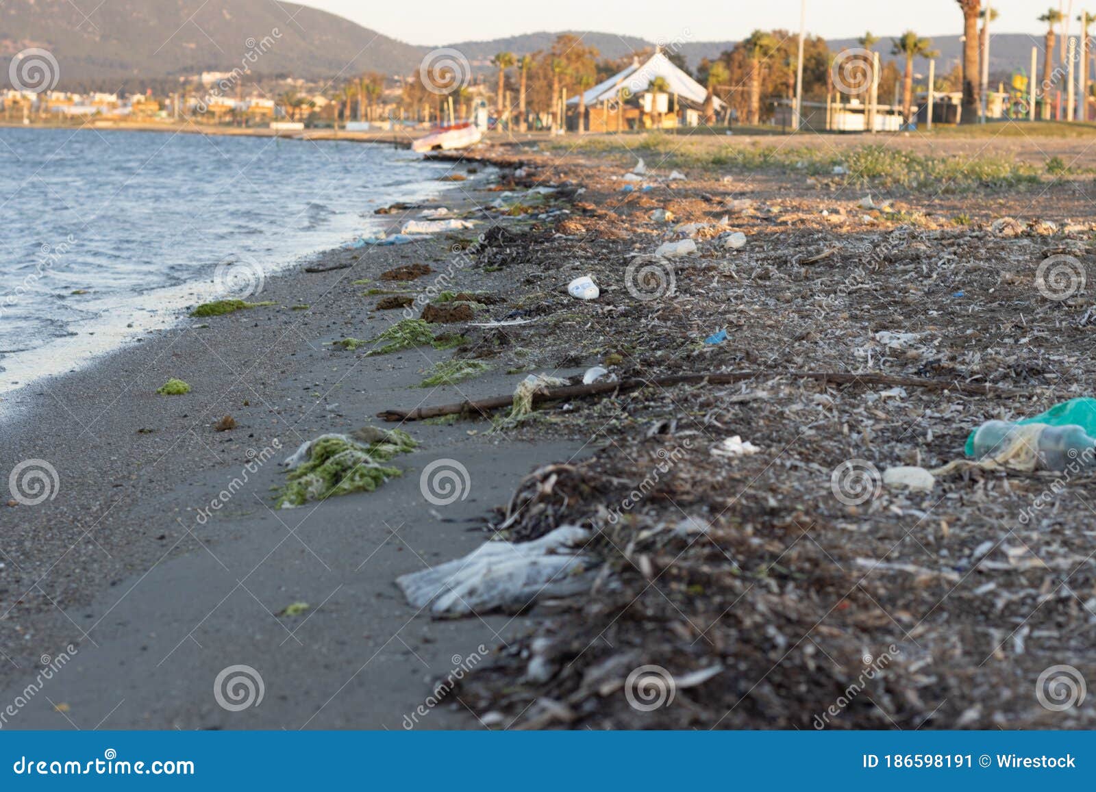 Landscape Shot of Plastic Waste Stock Image - Image of plastic, trash ...