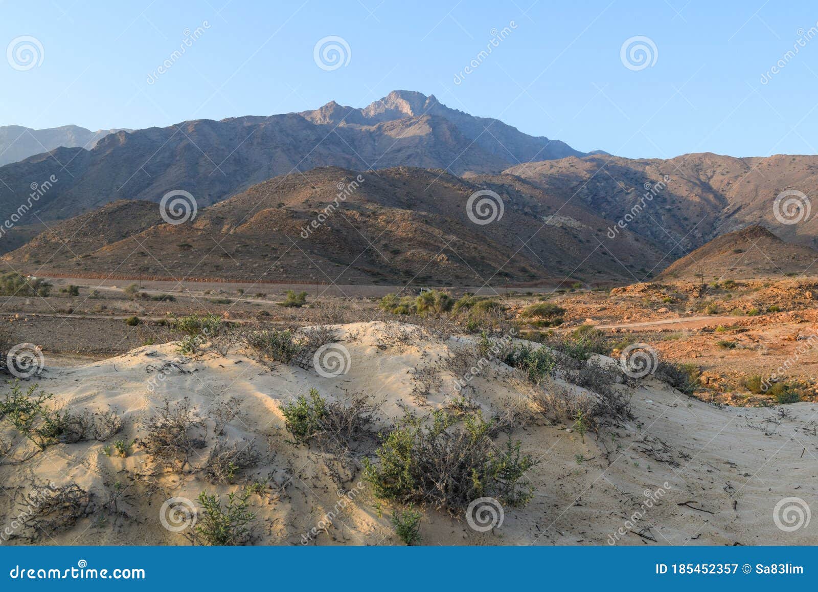 Landscape from Oman stock image. Image of sand, beach - 185452357