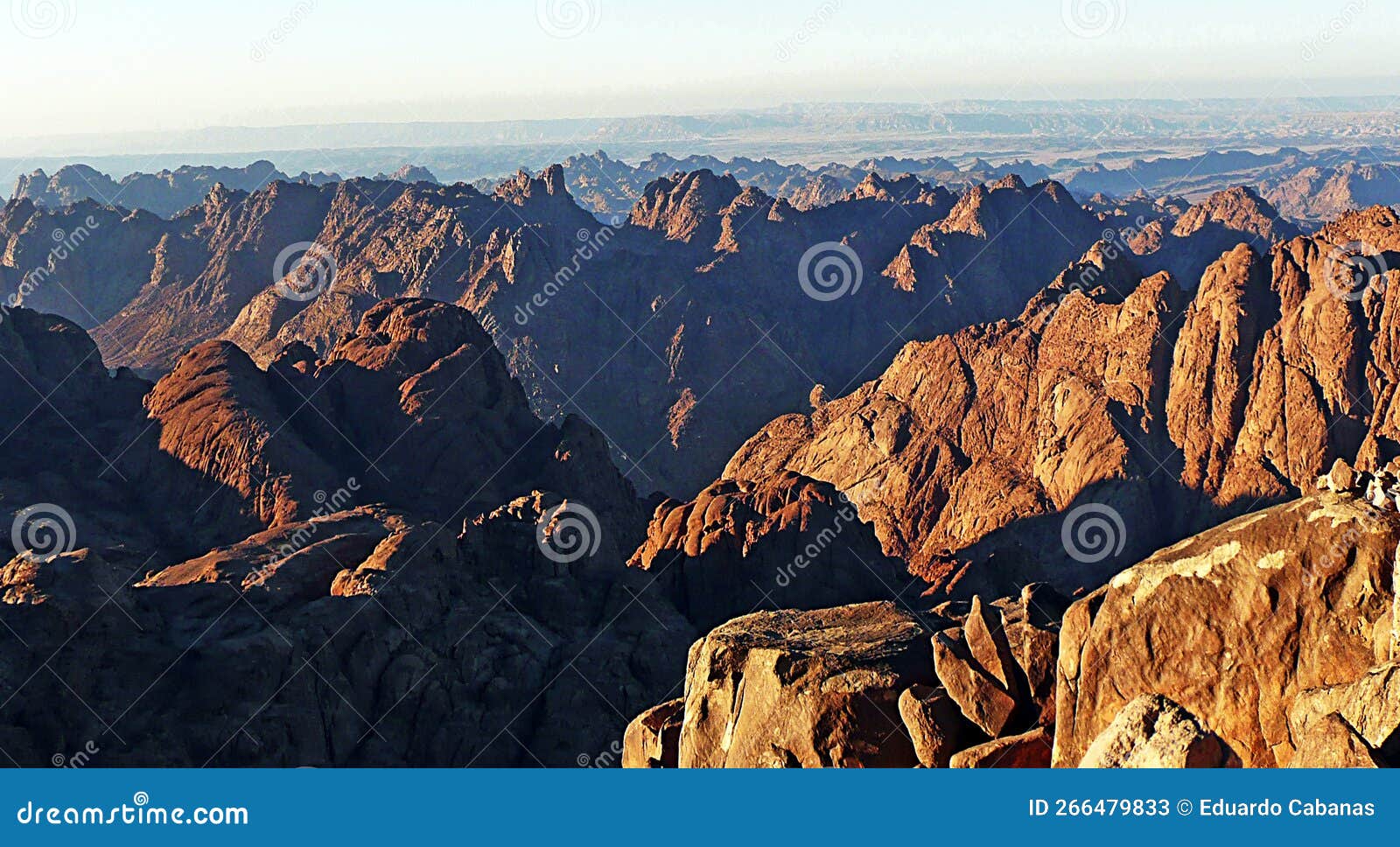 Landscape of the Sinai Desert, Egypt Stock Image - Image of panorama ...