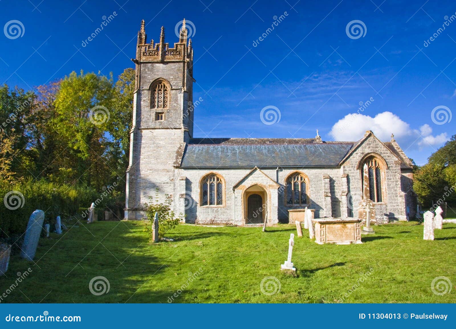 Landscape of small church stock image. Image of blue - 11304013