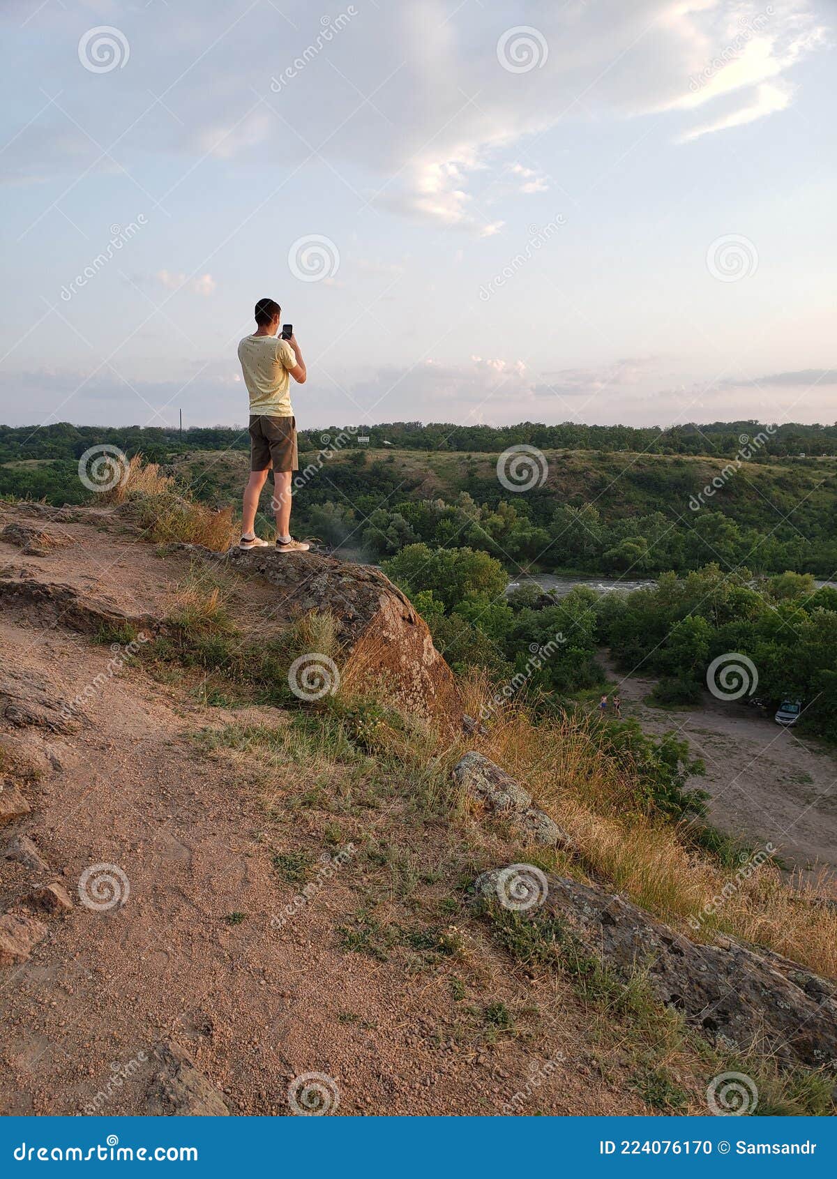 Landscape with Southern Bug River Editorial Image - Image of river ...