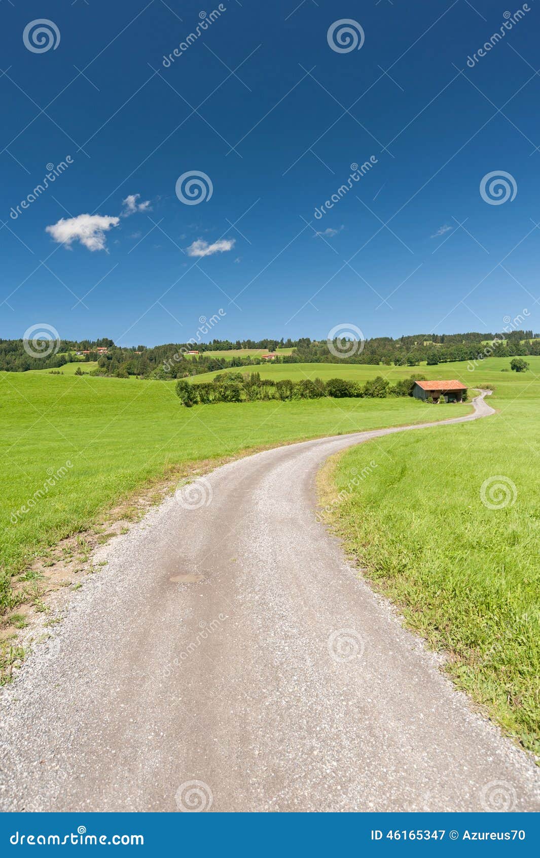 Landscape Southern Germany stock image. Image of driveway - 46165347