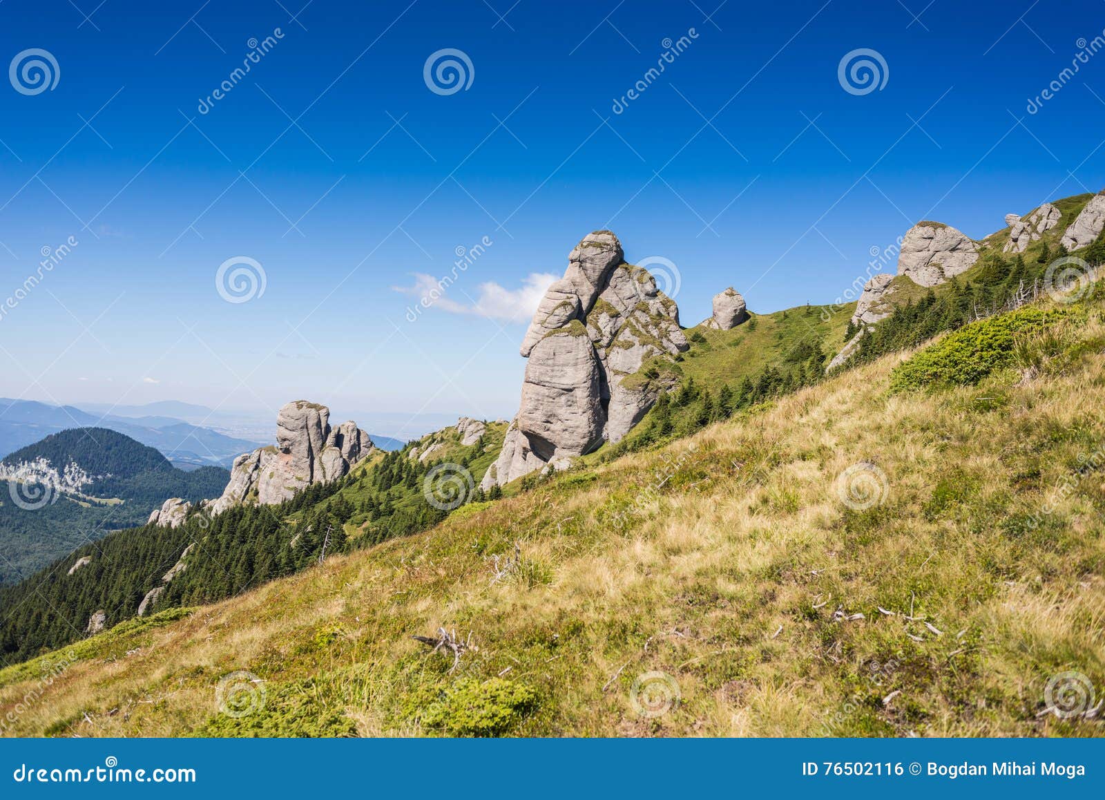 Landscape with Spectacular Rocks and Mountain Range 2 Stock Photo ...