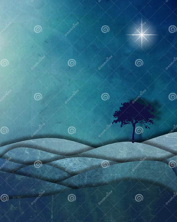 Landscape starlight stock illustration. Illustration of depth - 83570823