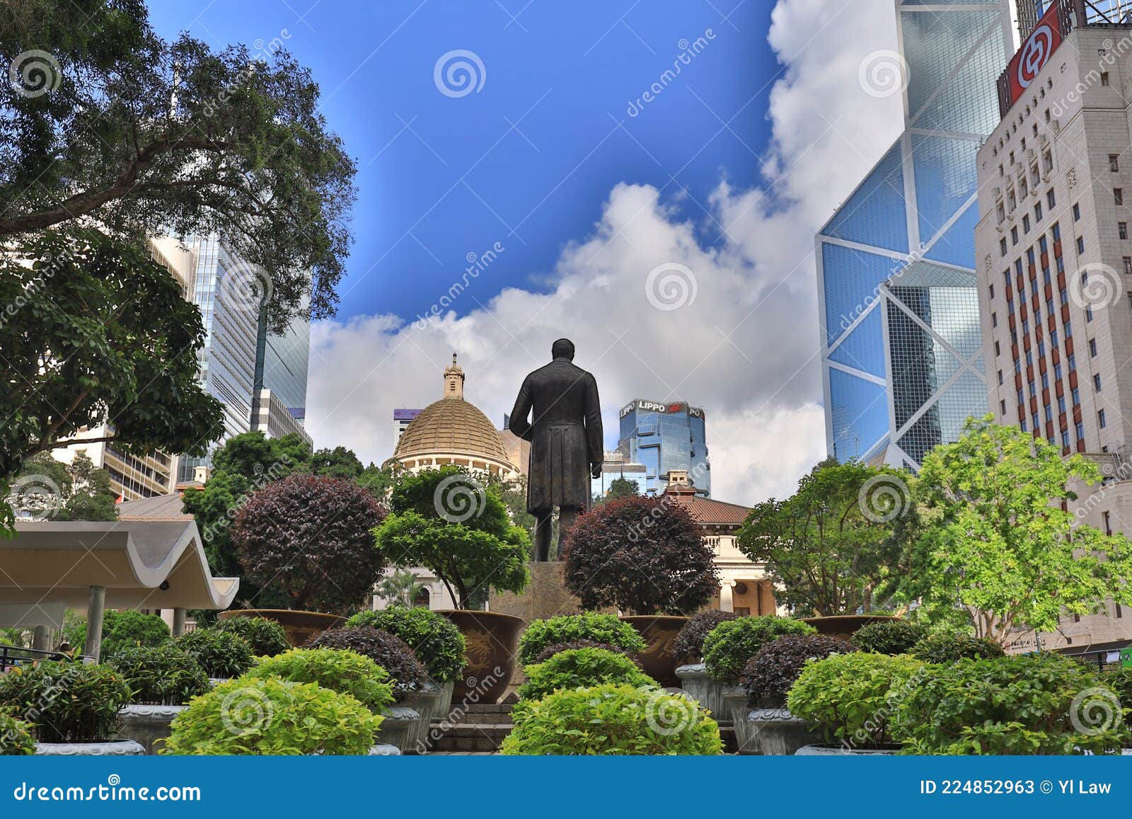 The Landscape of Statue Square. Hong Kong. 18 June 2021 Editorial Stock ...