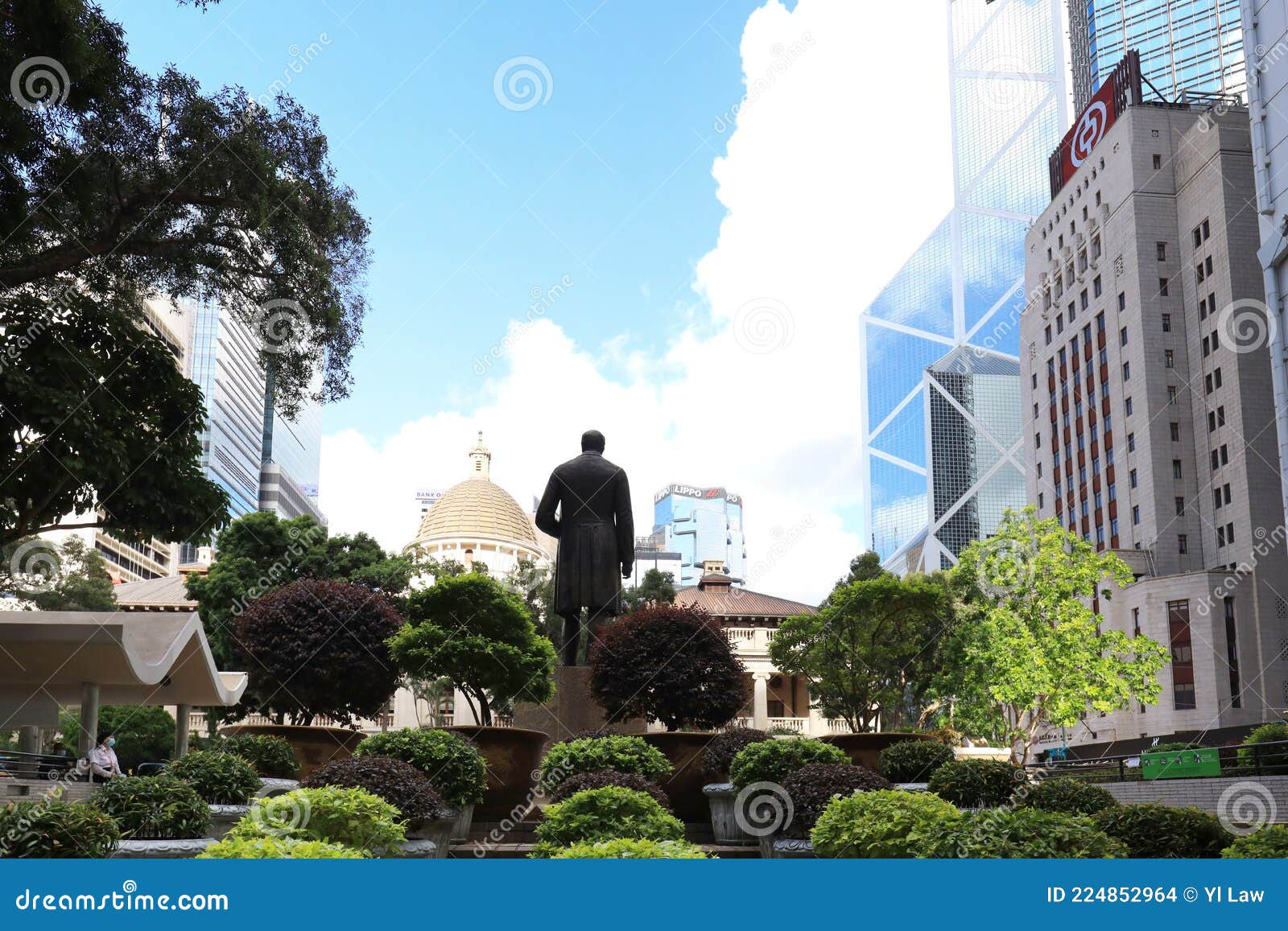 The Landscape of Statue Square. Hong Kong. 18 June 2021 Editorial Stock ...
