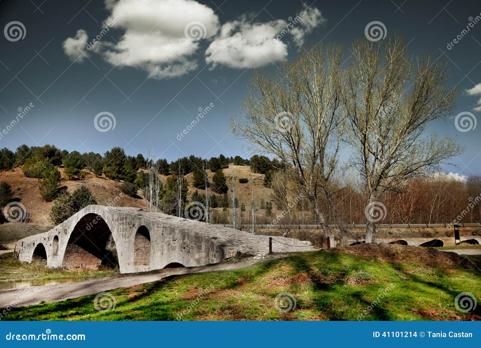 Landscape stone bridge stock photo. Image of green, beautiful - 41101214