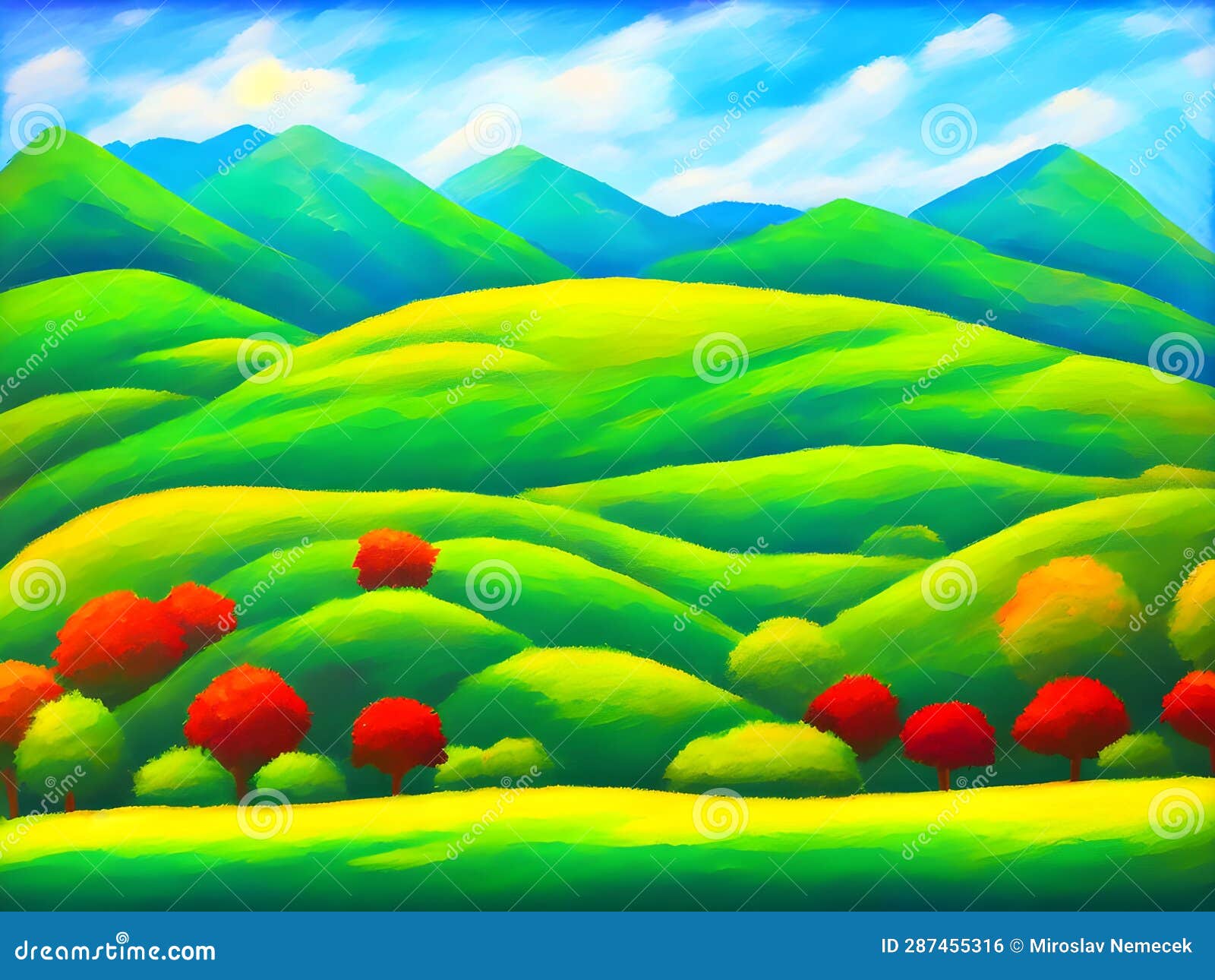 Fairtale Winter Magic Forest Anime 360 HDRI Stock Image | CartoonDealer ...