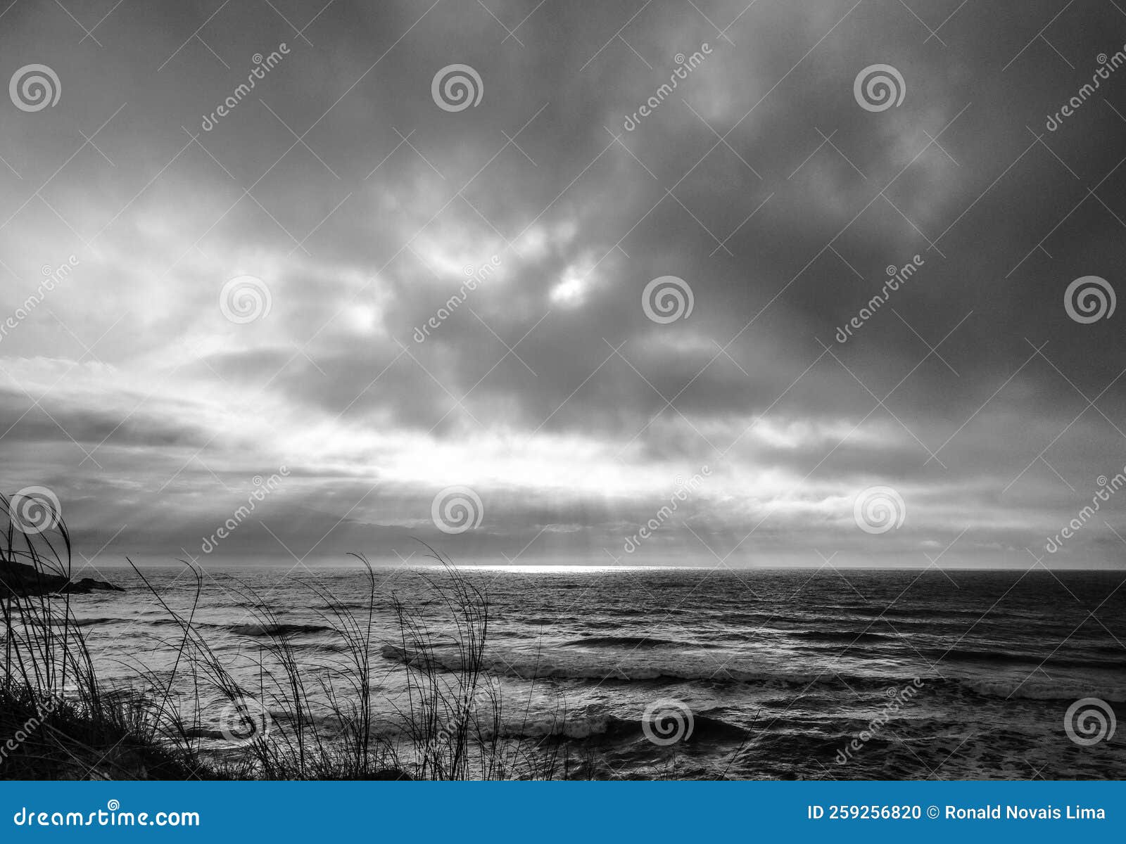 Landscape of sun rays stock photo. Image of reflecting - 259256820