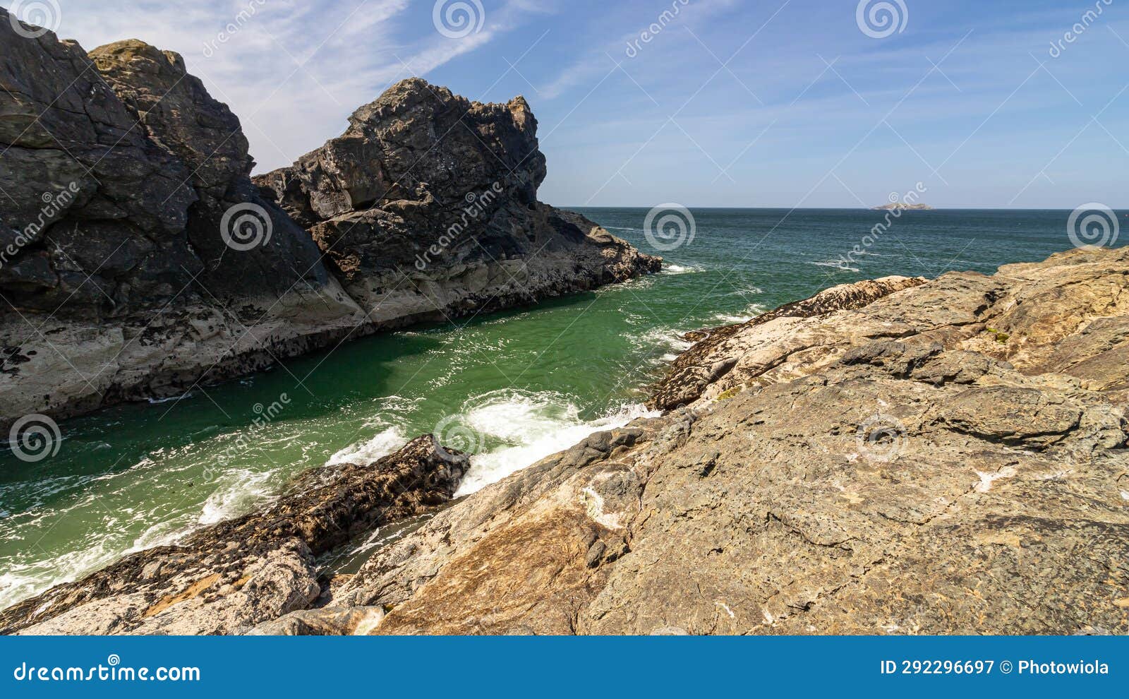 Padstow Cornwall UK. Landscape on a Sunny April Day Stock Image - Image ...