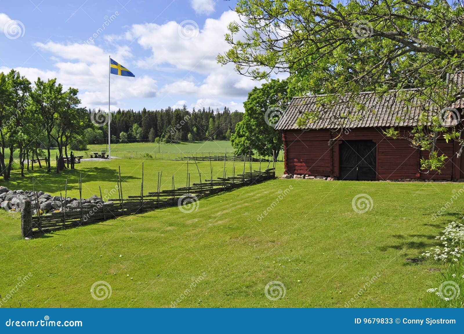 Landscape in Sweden stock image. Image of beautiful, outside - 9679833