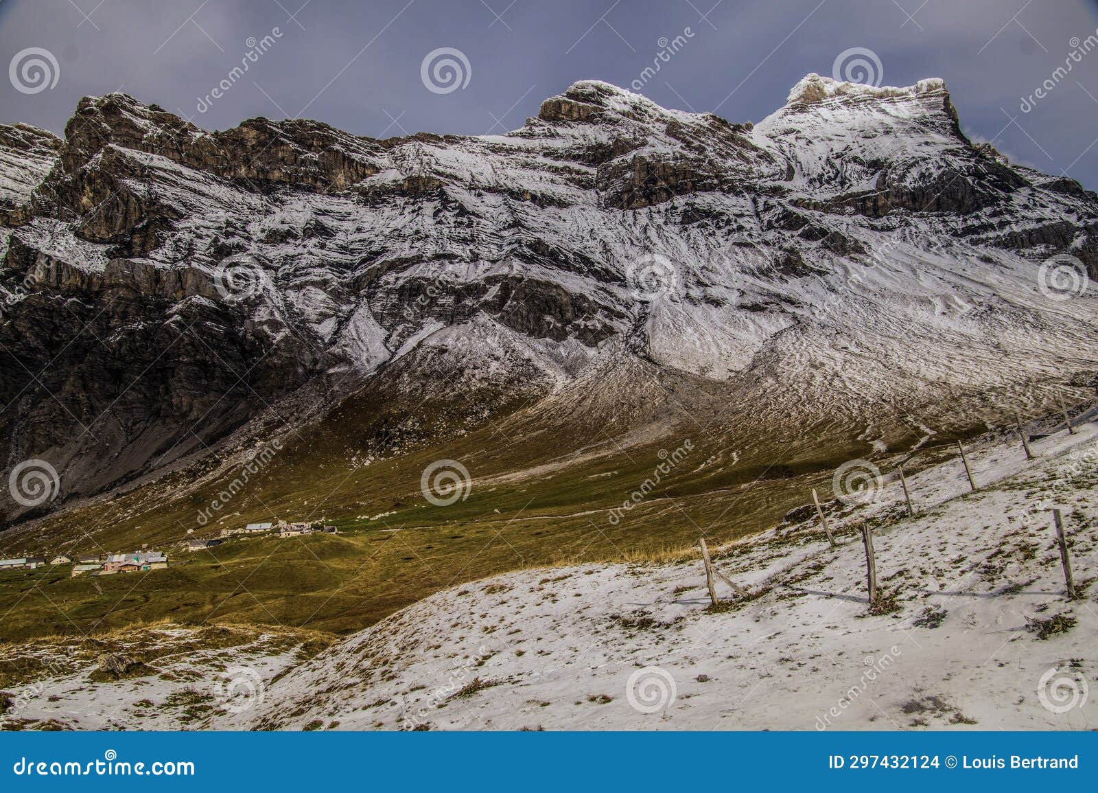 Landscape of the Swiss Alps in the Fall Stock Photo - Image of mountain ...