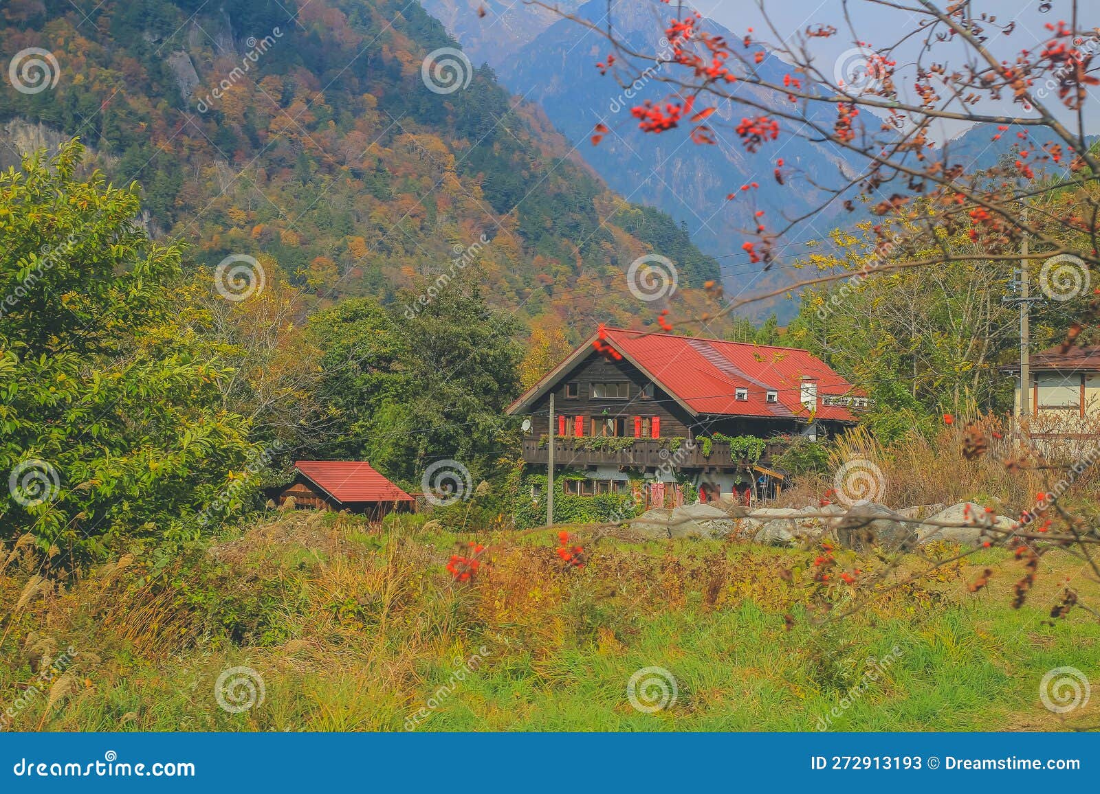 The Landscape of the Takayama Countryside, Japan 31 Oct 2013 Stock ...
