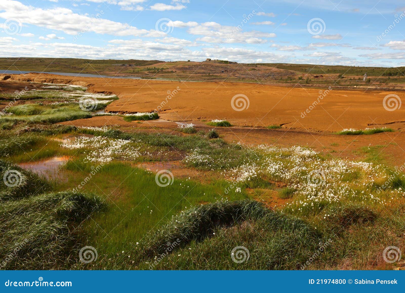 Landscape Tarnished with Copper Mining Residue Stock Photo - Image of ...