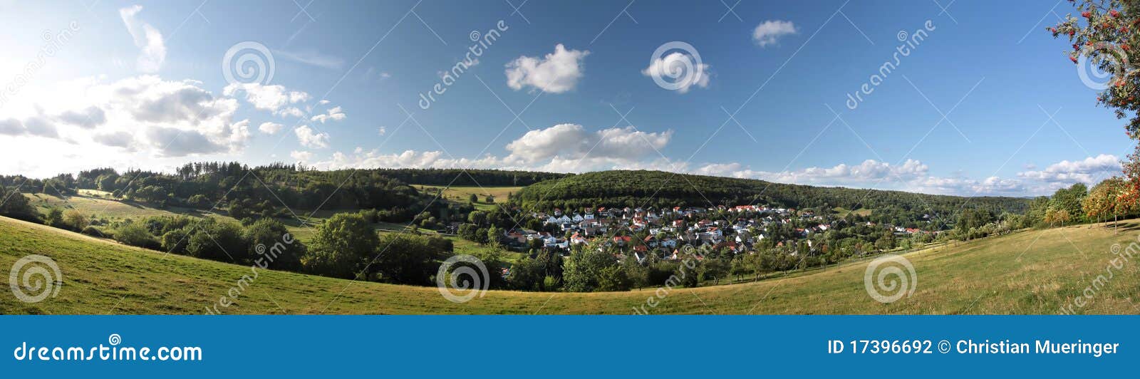 Landscape in the Taunus Mountains Stock Photo - Image of hills ...