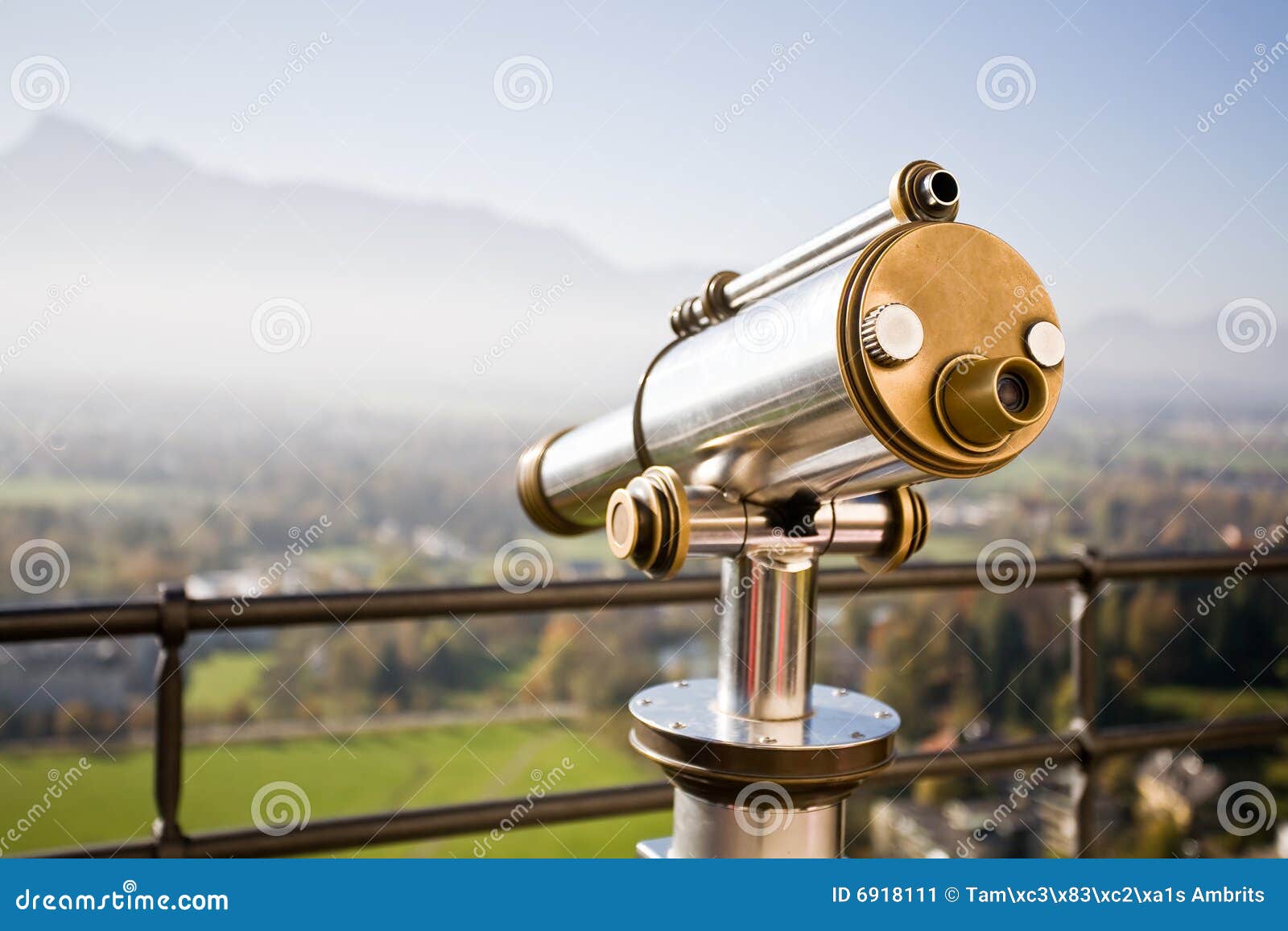 Landscape telescope stock image. Image of style, landscape - 6918111