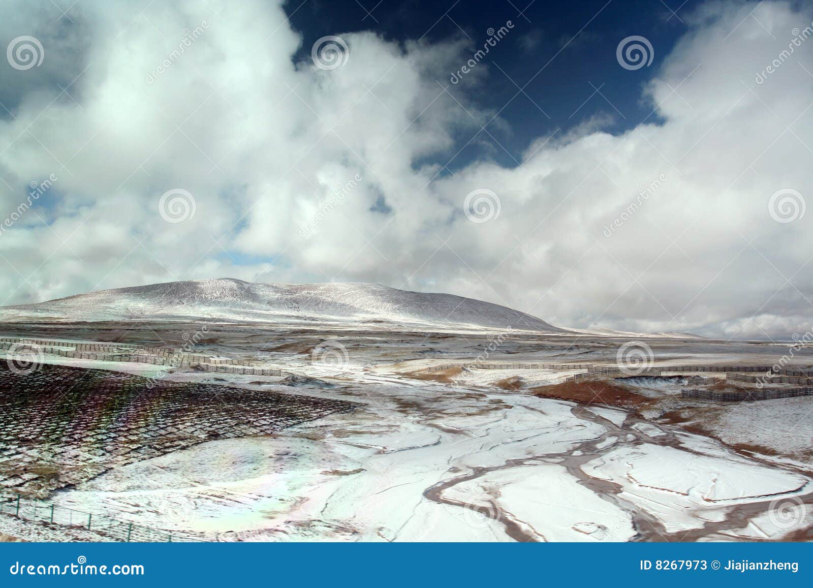 Landscape in Tibetan Plateau Stock Image - Image of mountains, nature ...