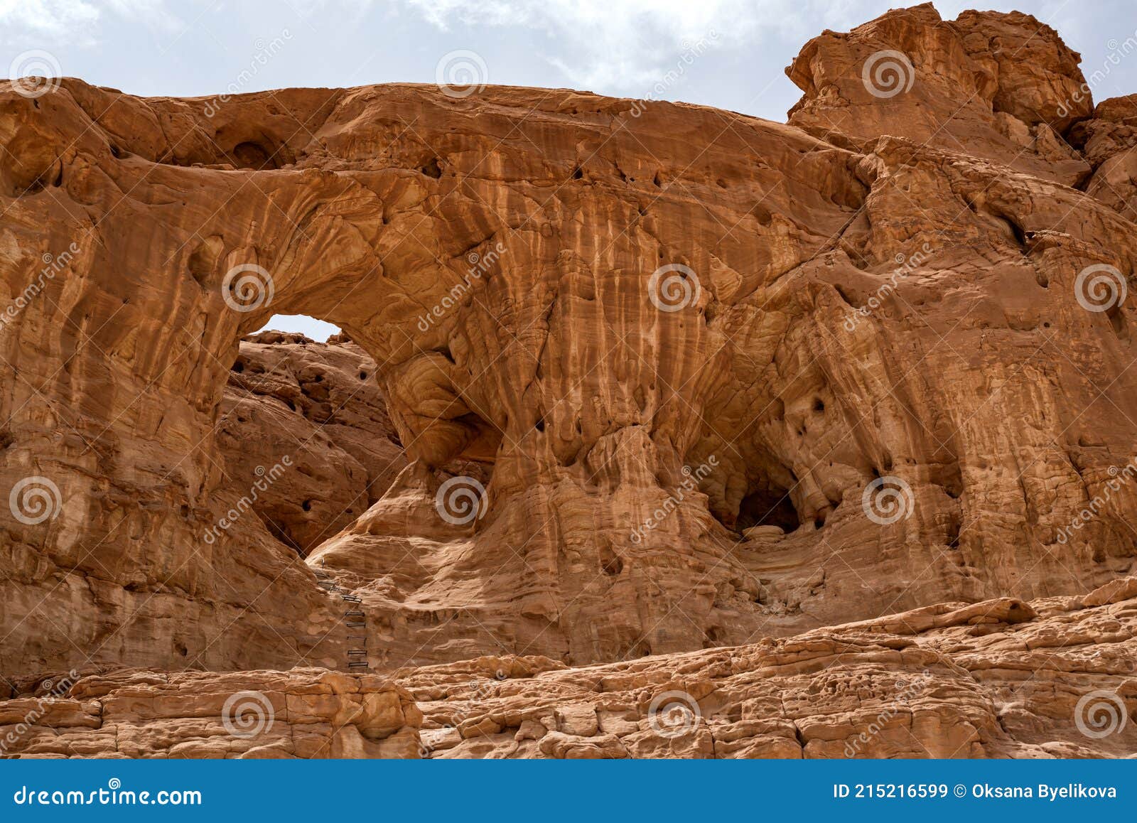 Landscape in Timna Valley, Southern Israel Stock Image - Image of ...