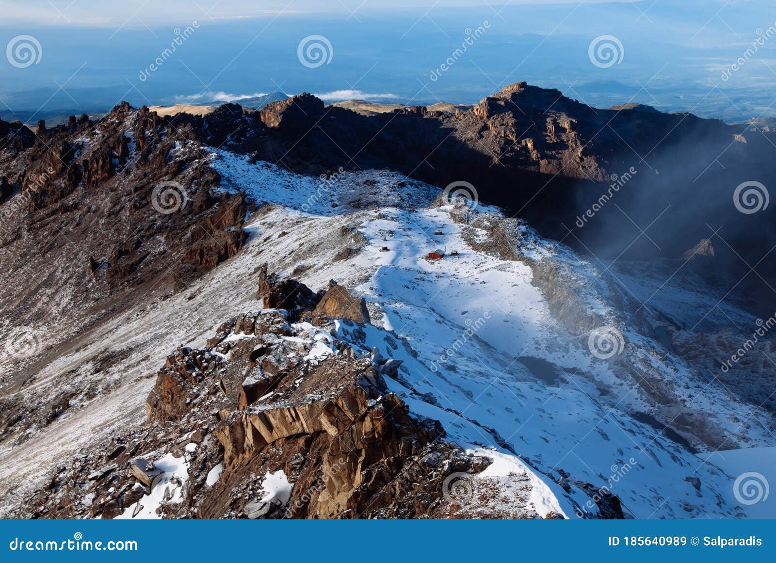 Mount Kenya landscape stock image. Image of africa, travel - 185640989