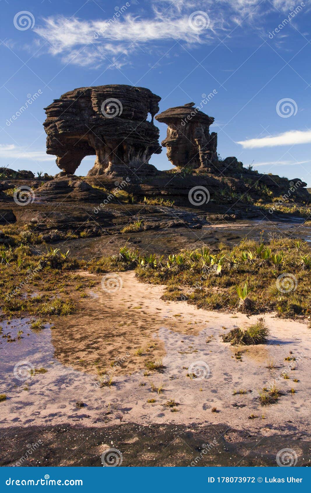 Landscape on the Top of Mount Roraima, Venezuela Stock Photo - Image of ...