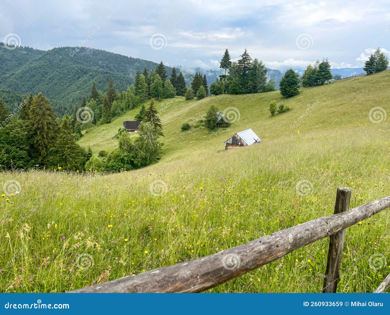 Landscape of Transilvania Moeciu De Sus Area Stock Image - Image of ...